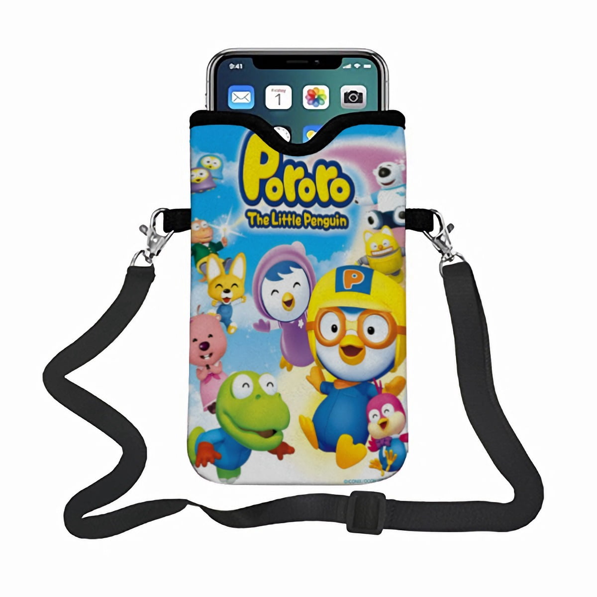 Pororo The Little Penguin waterproof phone pouch offers strong ...