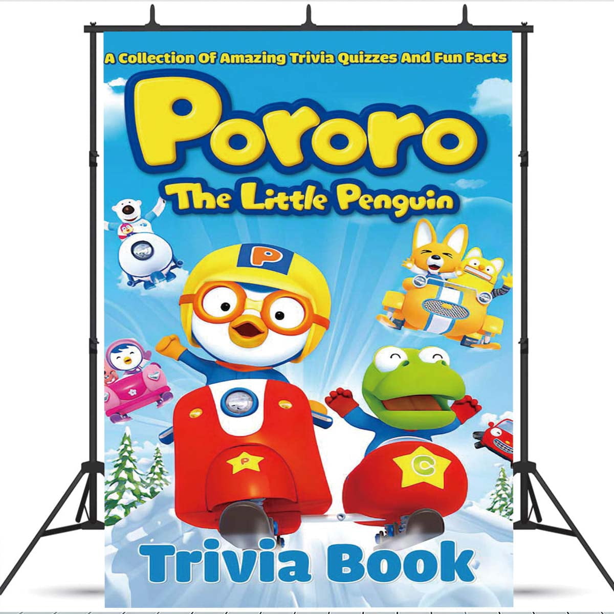 Pororo school Backdrop Party Supplies Taspestry Background Banner ...