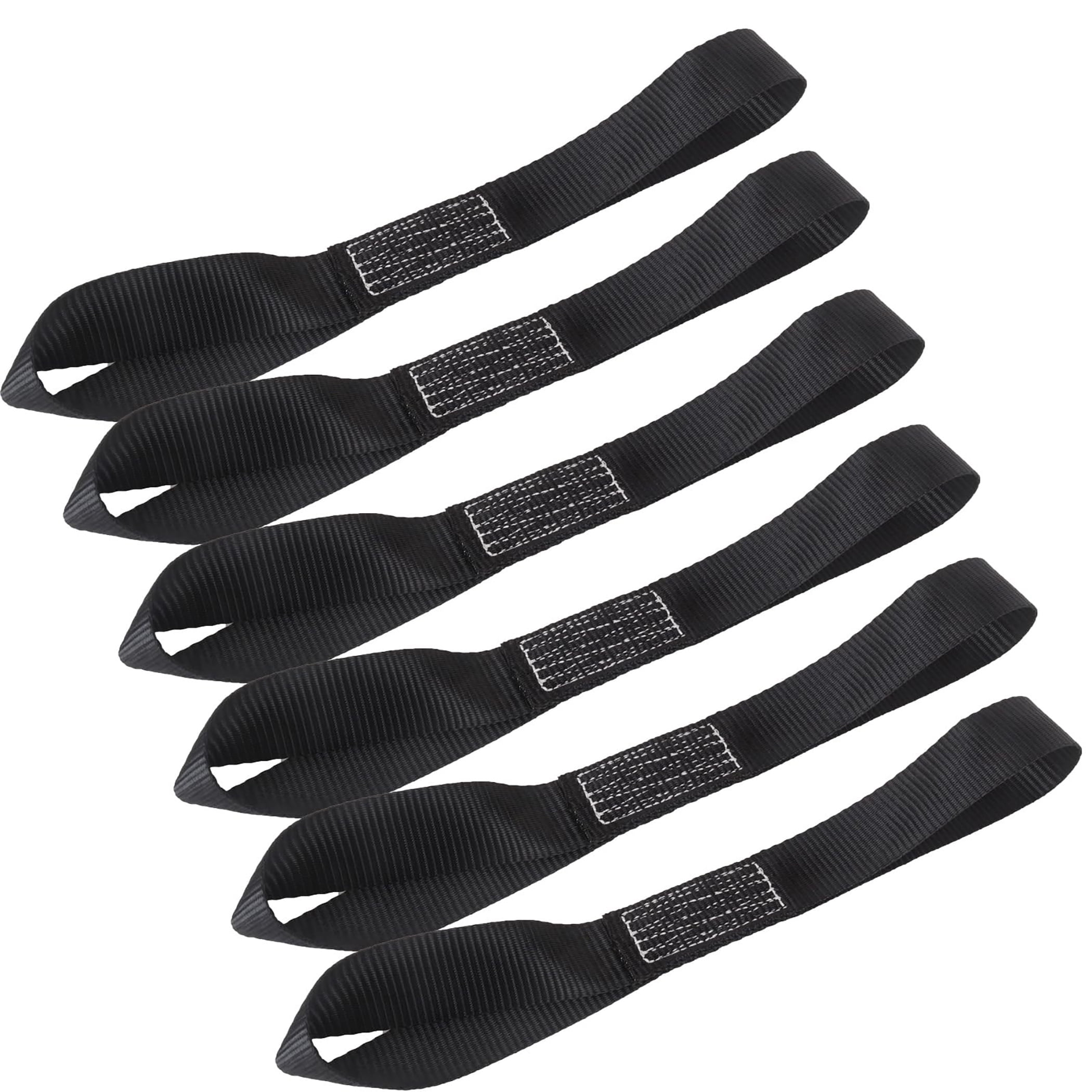Porotmotor 6 PCS Soft Loop Tie Down Straps 1.6" x17" for Motorcycle ...