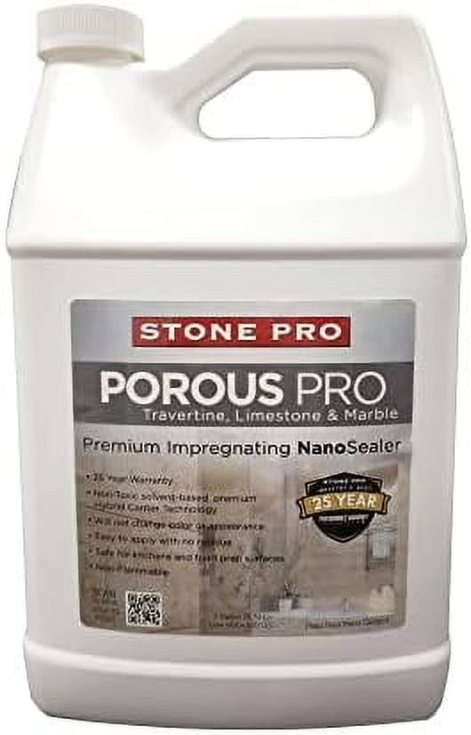 Porous Impregnation sealer for porous material, Travertine, Limestone, Mable-Non-Flammable, Safe ...