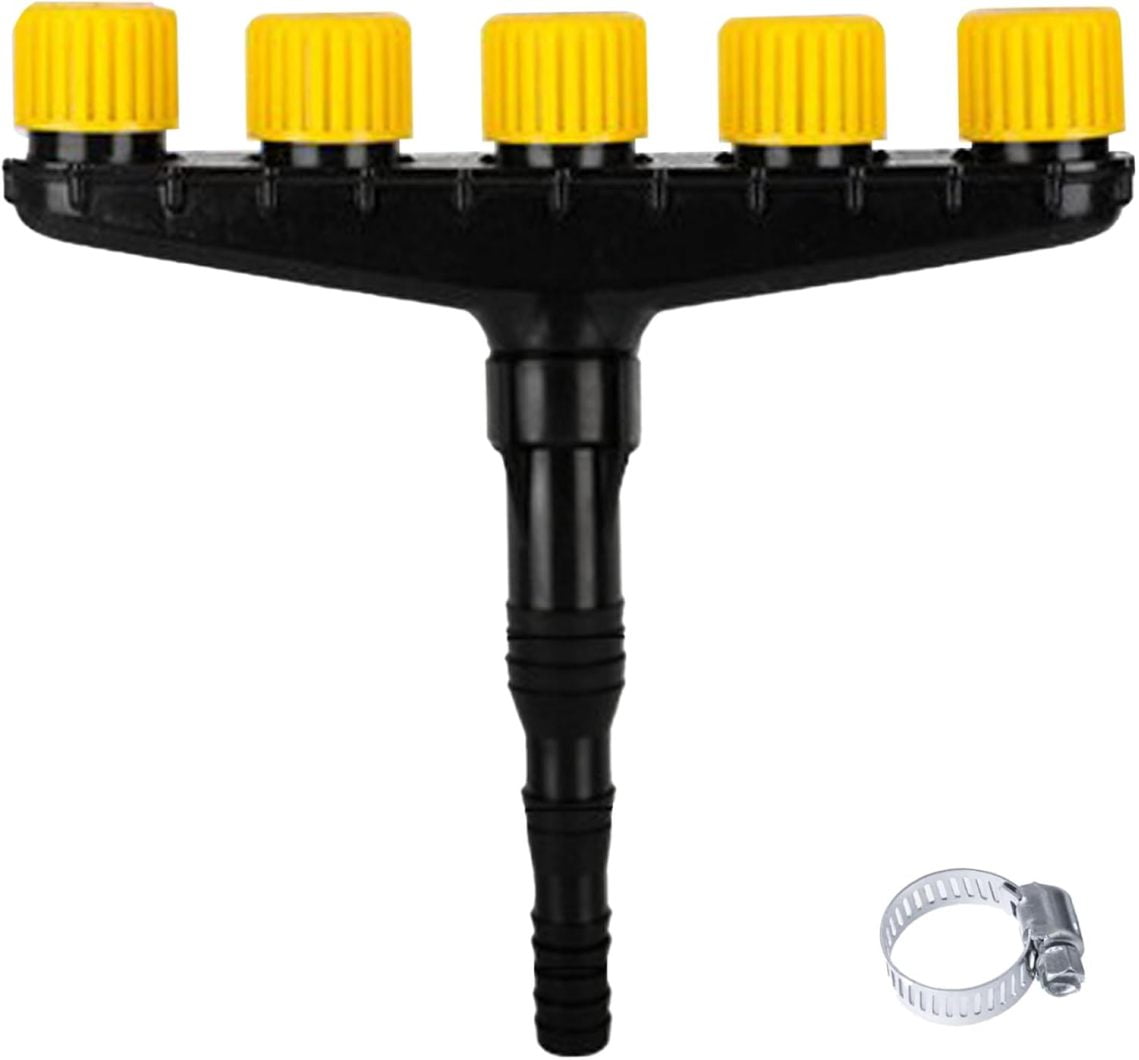 Porous Spray Head 1/1.2/1.5" Large Mutli-Head Water Sprinkler Portable ...