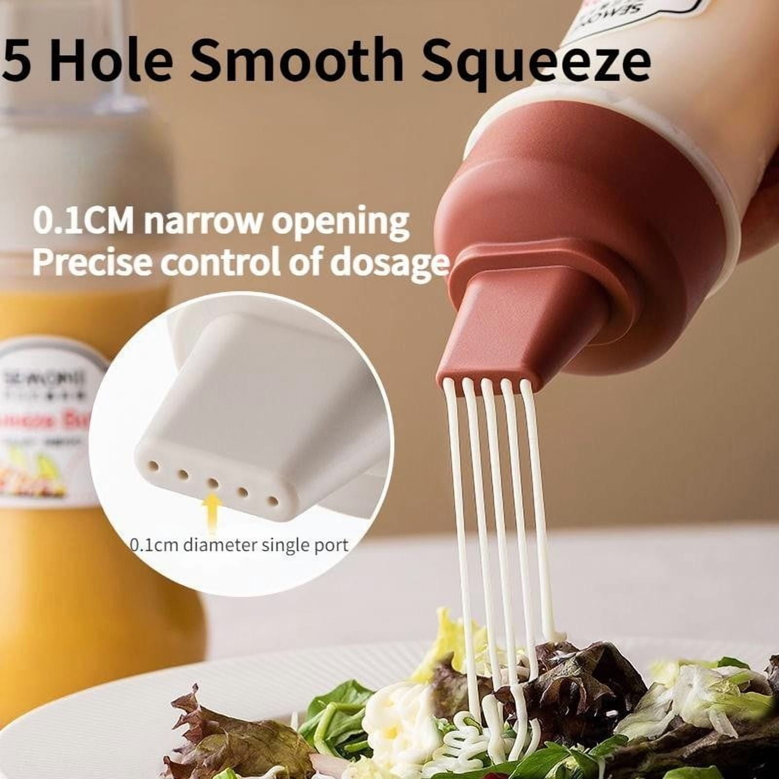 Porous Squeeze Sauce Bottle With Scale Tomato Honey Salad Dressing ...