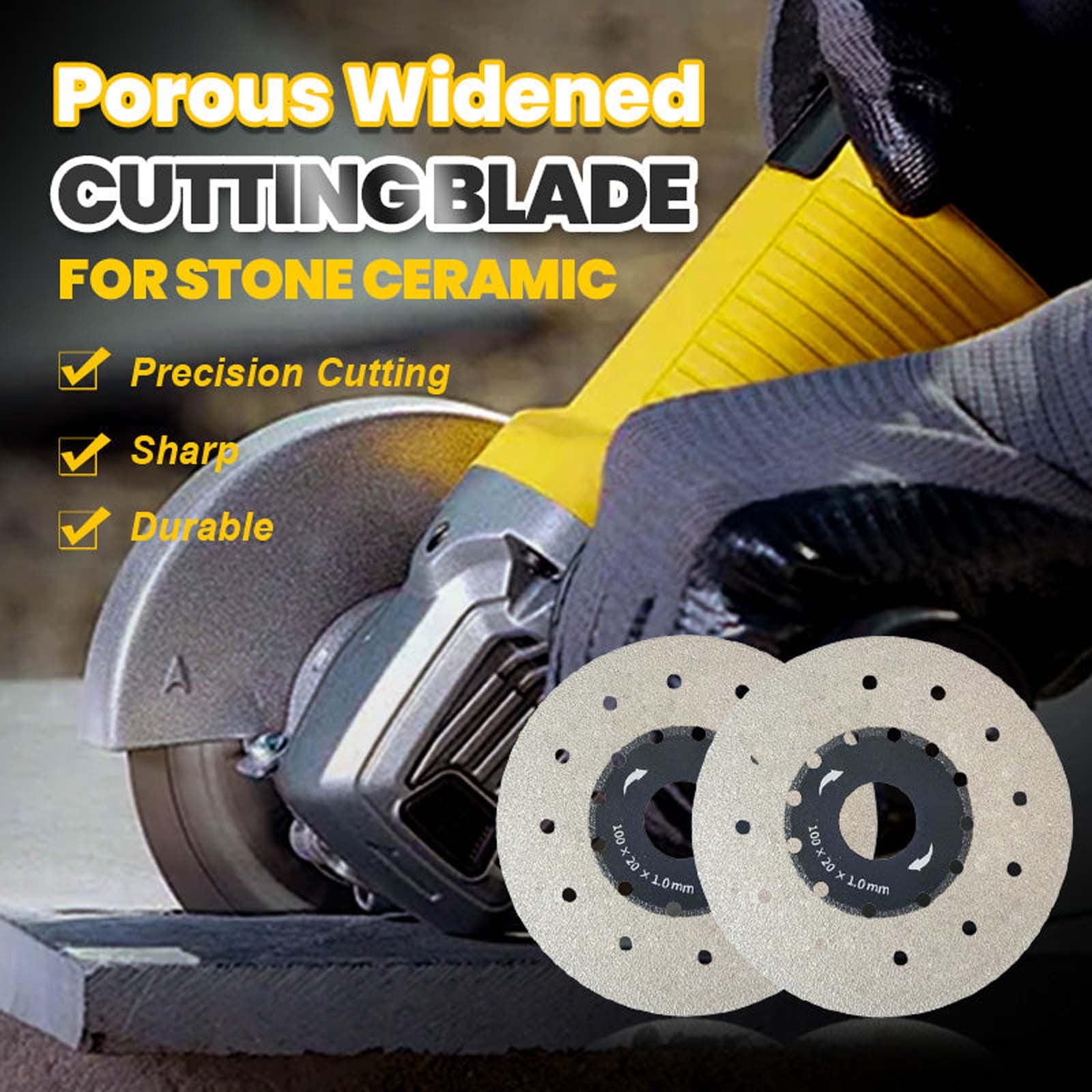 Porous Widened Cutting Blade for Stone Ceramic, New Ultra-Thin Diamond ...