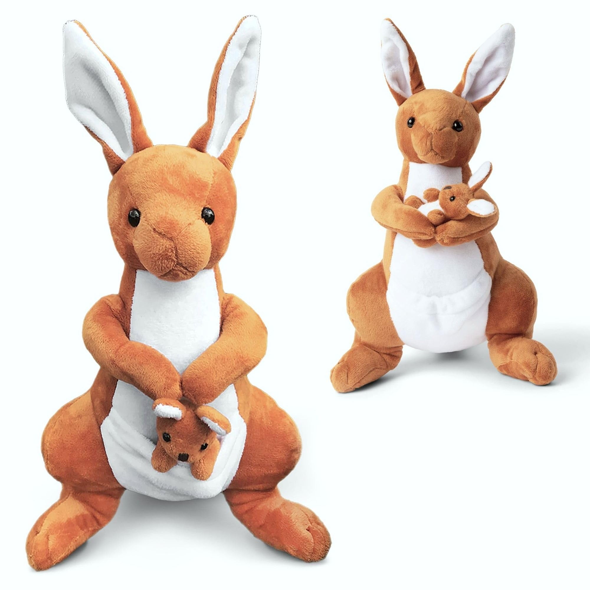 Porridge & Papaya Kangaroo OIF8 Stuffed Animal | Cuddly Kangaroo Baby ...