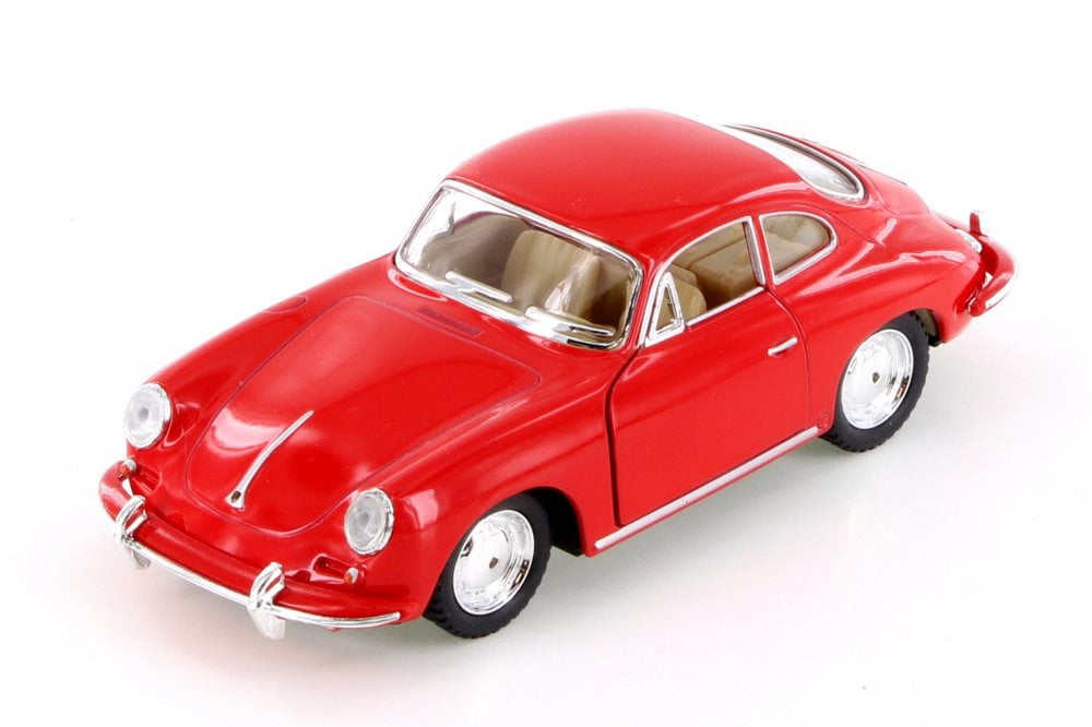 Porsche 356 B Carrera 2 Hard Top, Red - Kinsmart 5398D - 1/32 scale ...