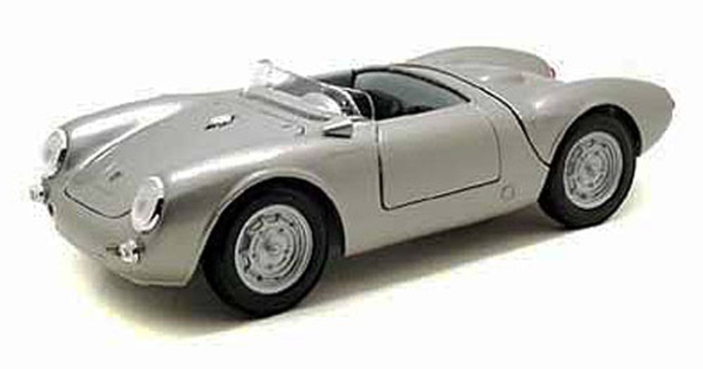 Porsche 550 A Spyder Convertible, Silver - Maisto 31843 - 1/18 Scale ...