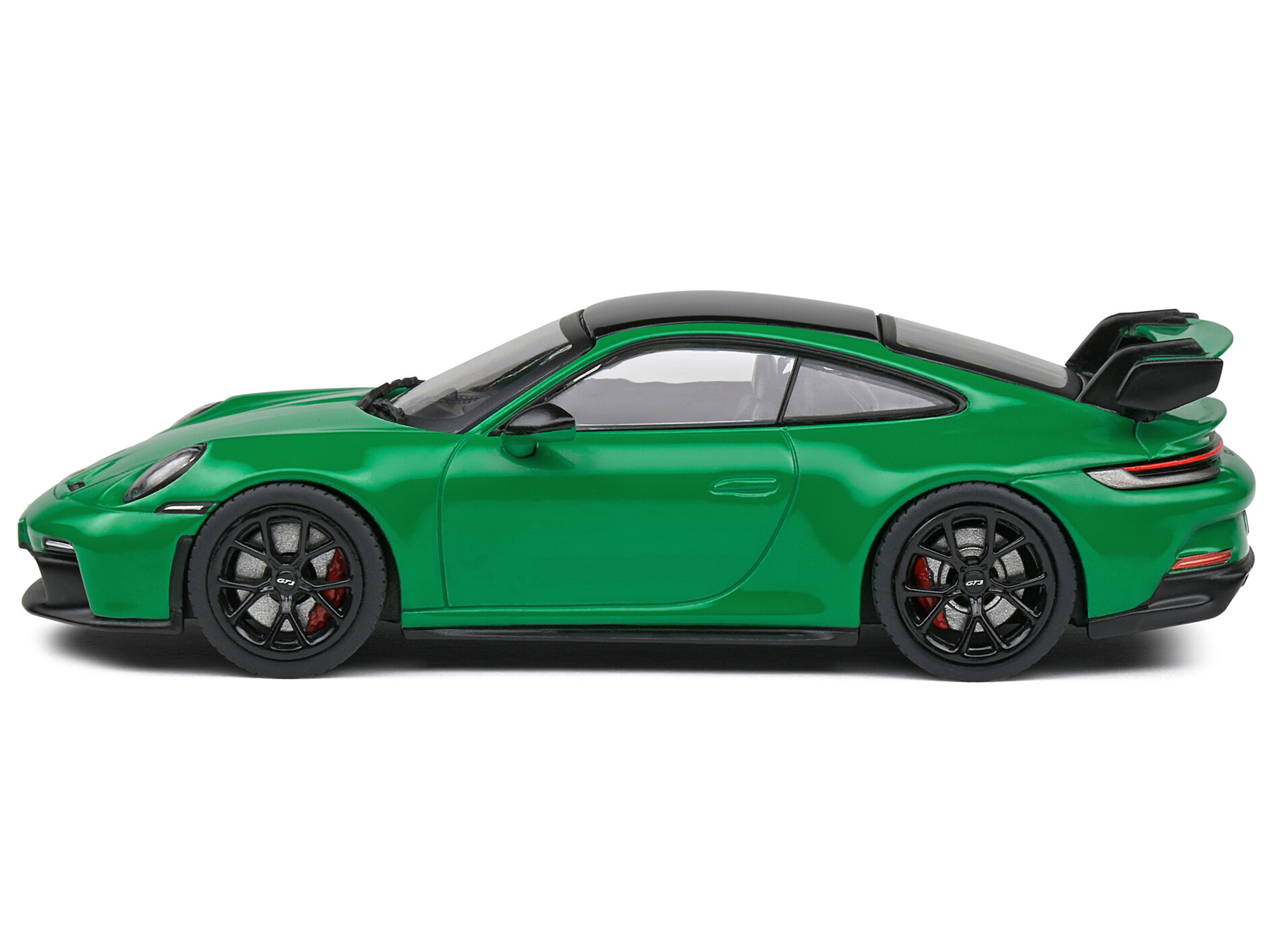 Porsche 911 (992) GT3 Python Green with Black Top 1/43 Diecast Model ...