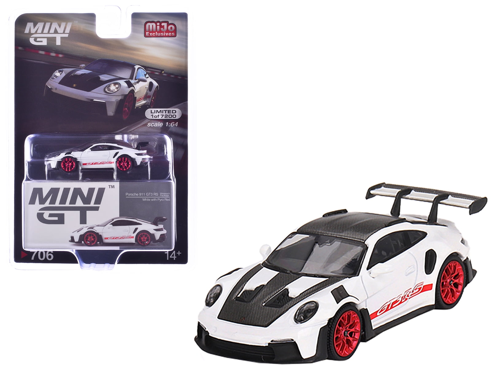 Porsche 911 (992) GT3 RS Weissach Package White with Pyro Red and ...