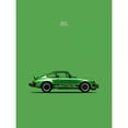 Porsche 911 Carrera Green Poster Print by Mark Rogan RGN113113 ...