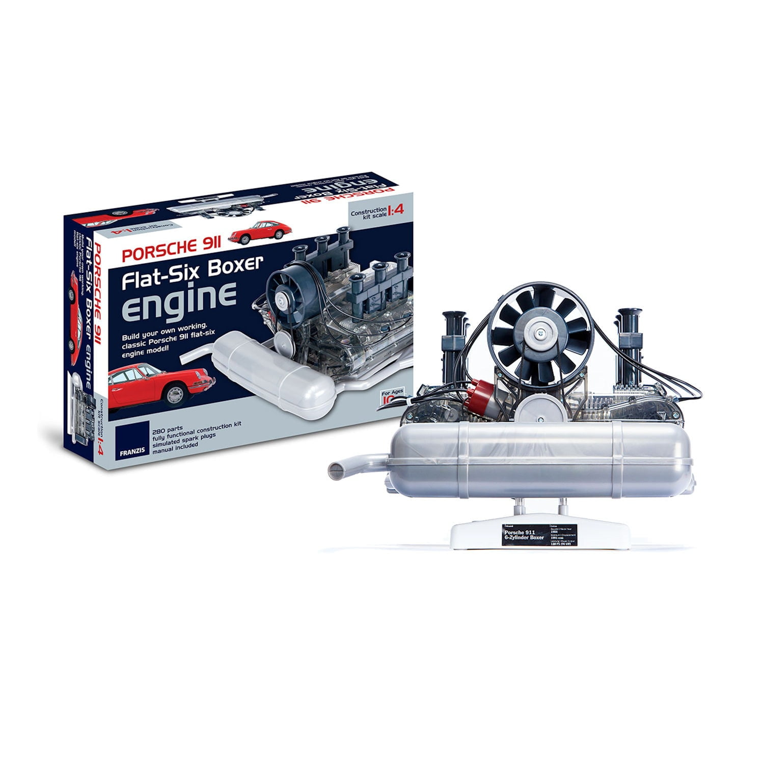 Porsche 911 Flat-Six Boxer Engine Model Kit - Walmart.com
