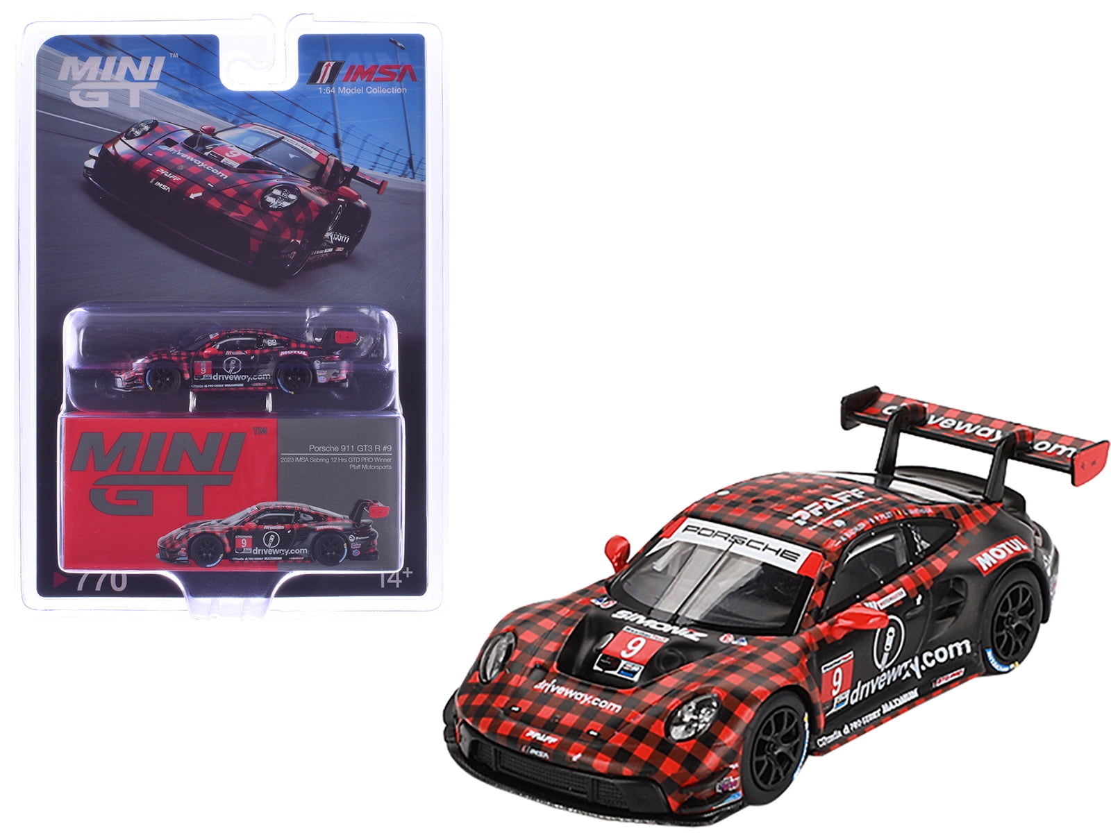 Porsche 911 GT3 R #9 "Pfaff Motorsports" IMSA GTD Pro Winner "12 Hrs of ...