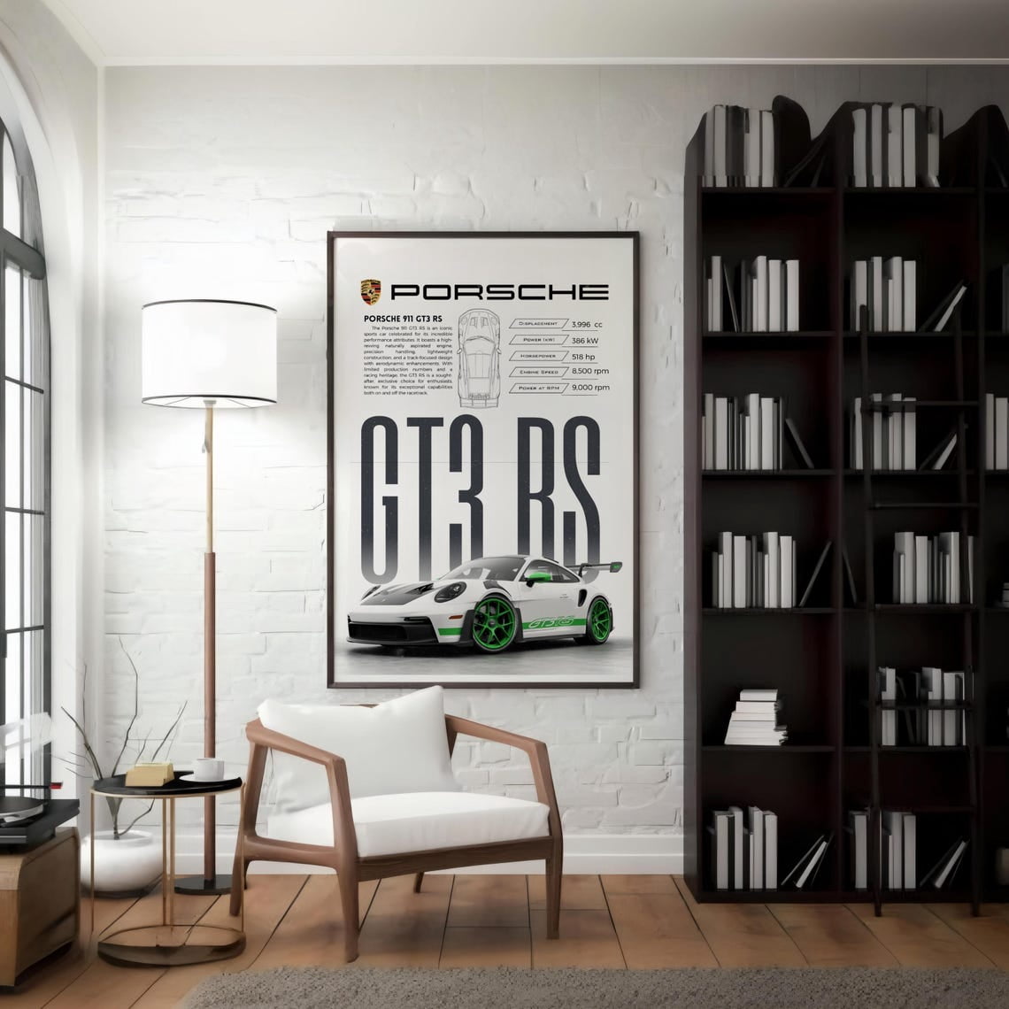 Porsche 911 GT3 RS Poster - Walmart.com