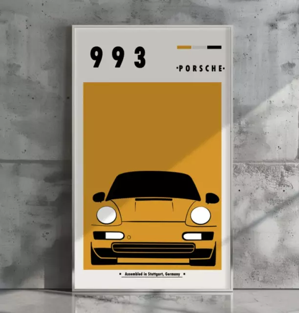 Porsche 911, Porsche Poster, Fathers Day , Birthday Gift, Wall Decor NO ...