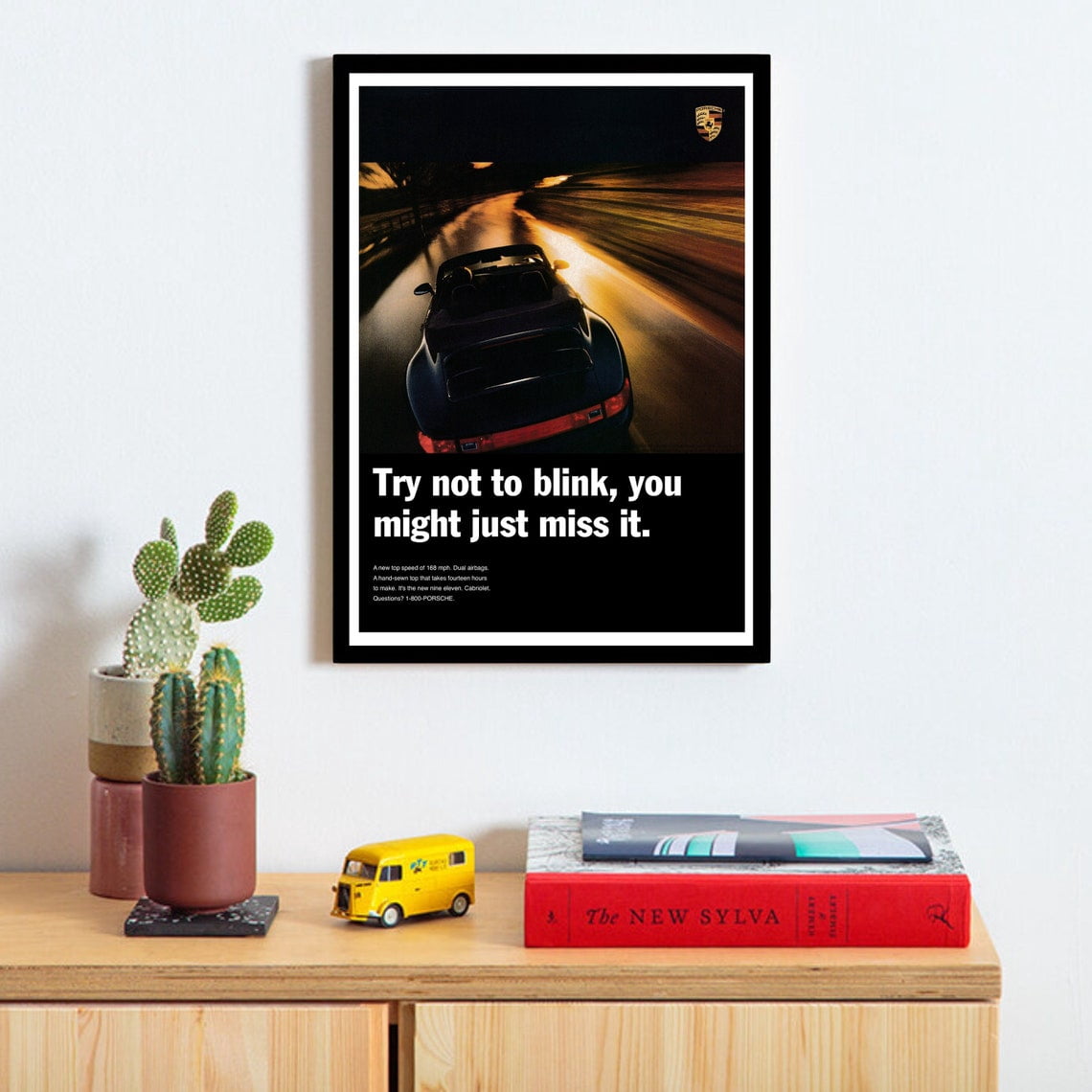 Porsche 911 advertising poster - Walmart.com
