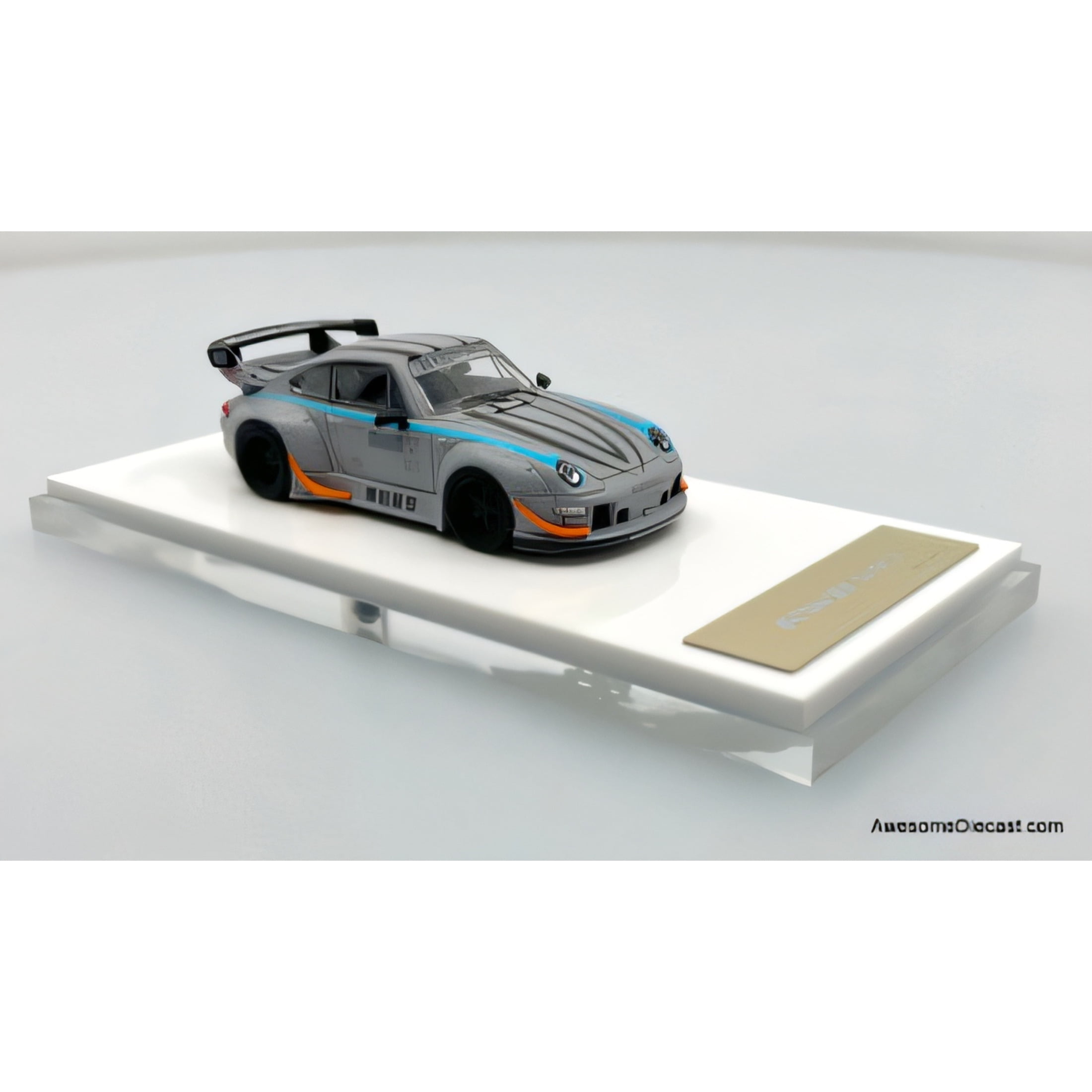Porsche 933 Rwb Lbwk Motozolo, Gray 1:64 Diecast Model Car by Star ...