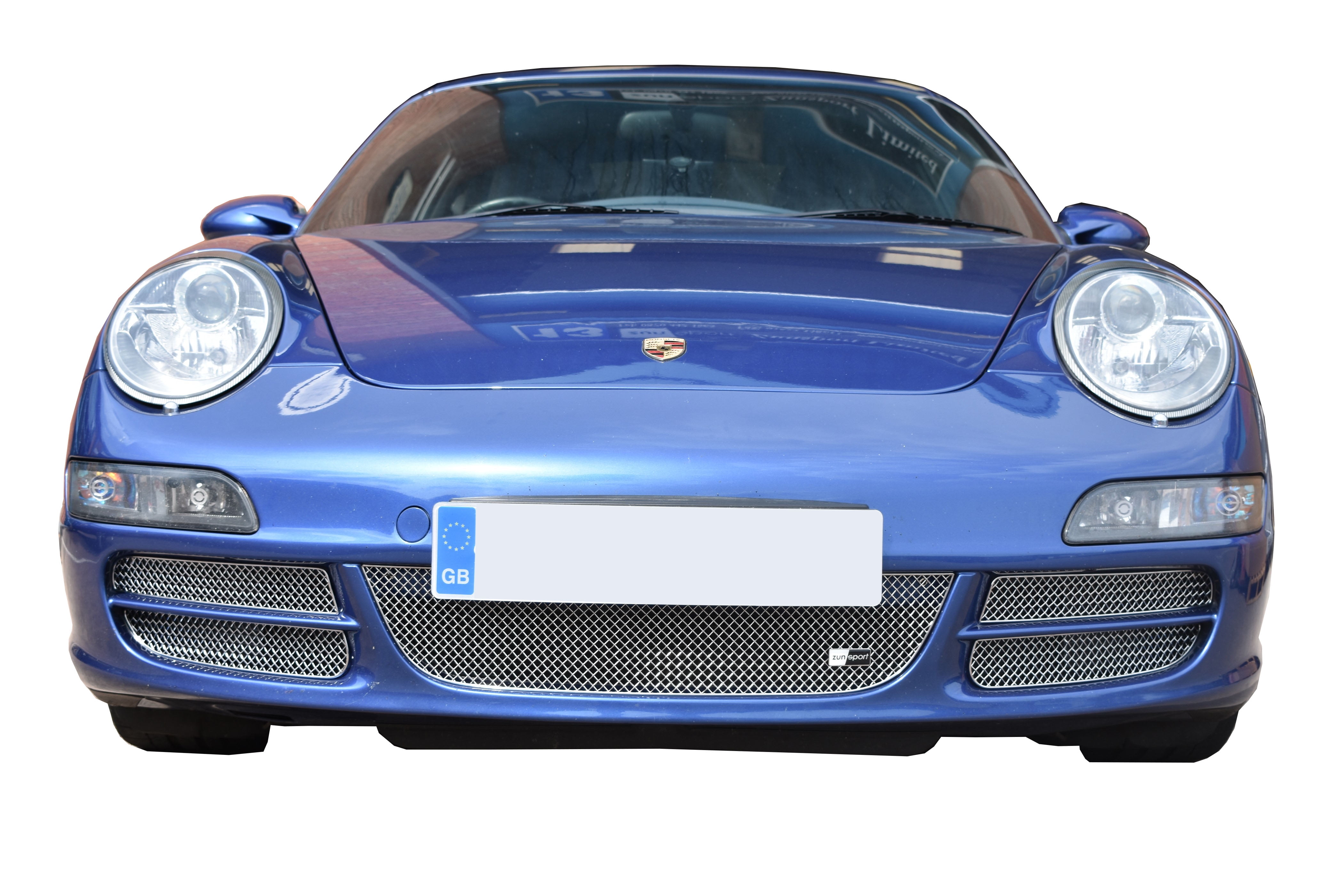 Porsche 997.1 + C4S - Front Grill Set - Silver finish (2004 to 2008 ...
