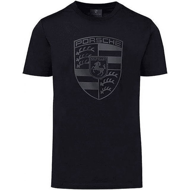 Porsche Black Crest Men's T-Shirt - Walmart.com