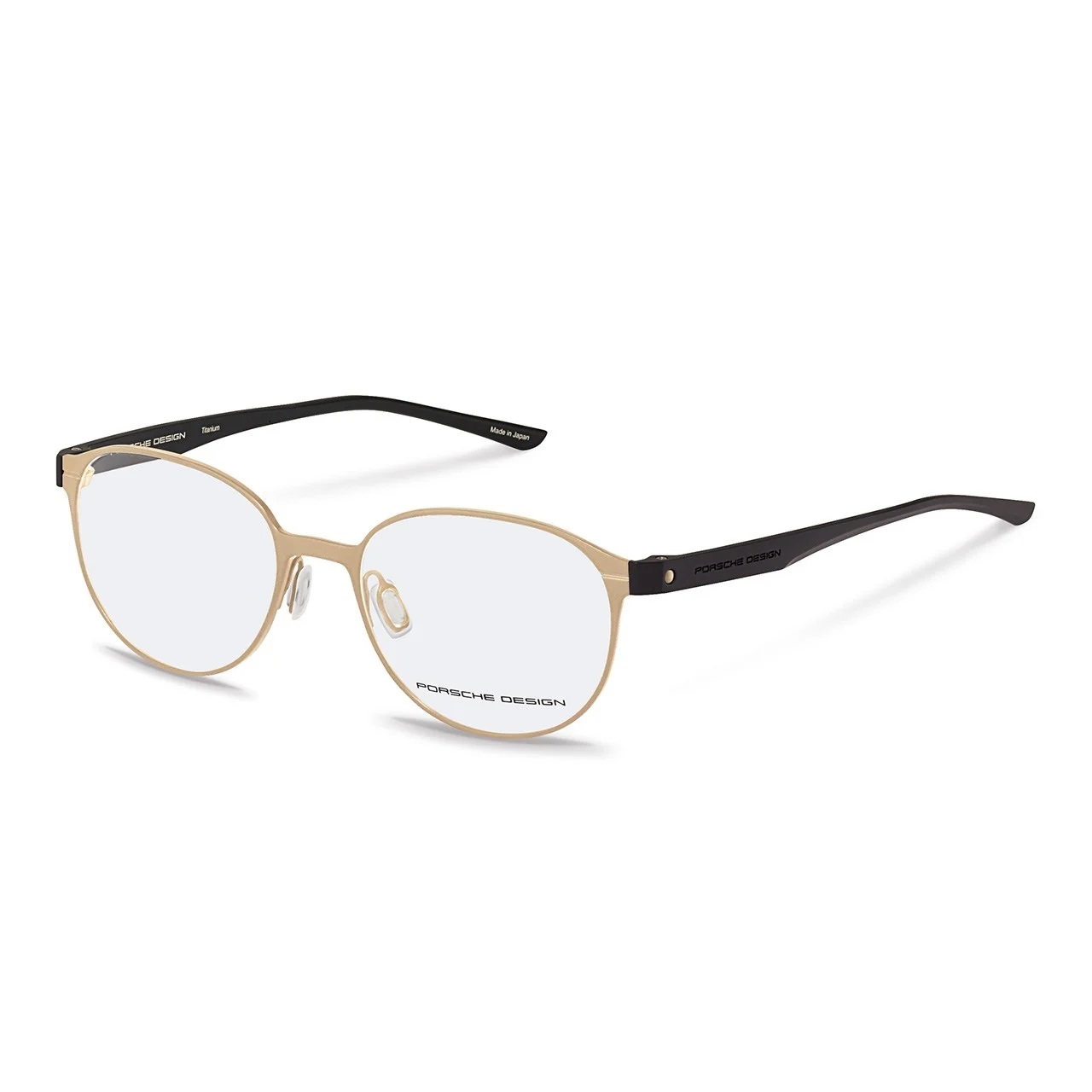EYEGLASSES FRAME PORSCHE GOLDEN UNISEX - MEN AND WOMEN P8345 C 5018 ...