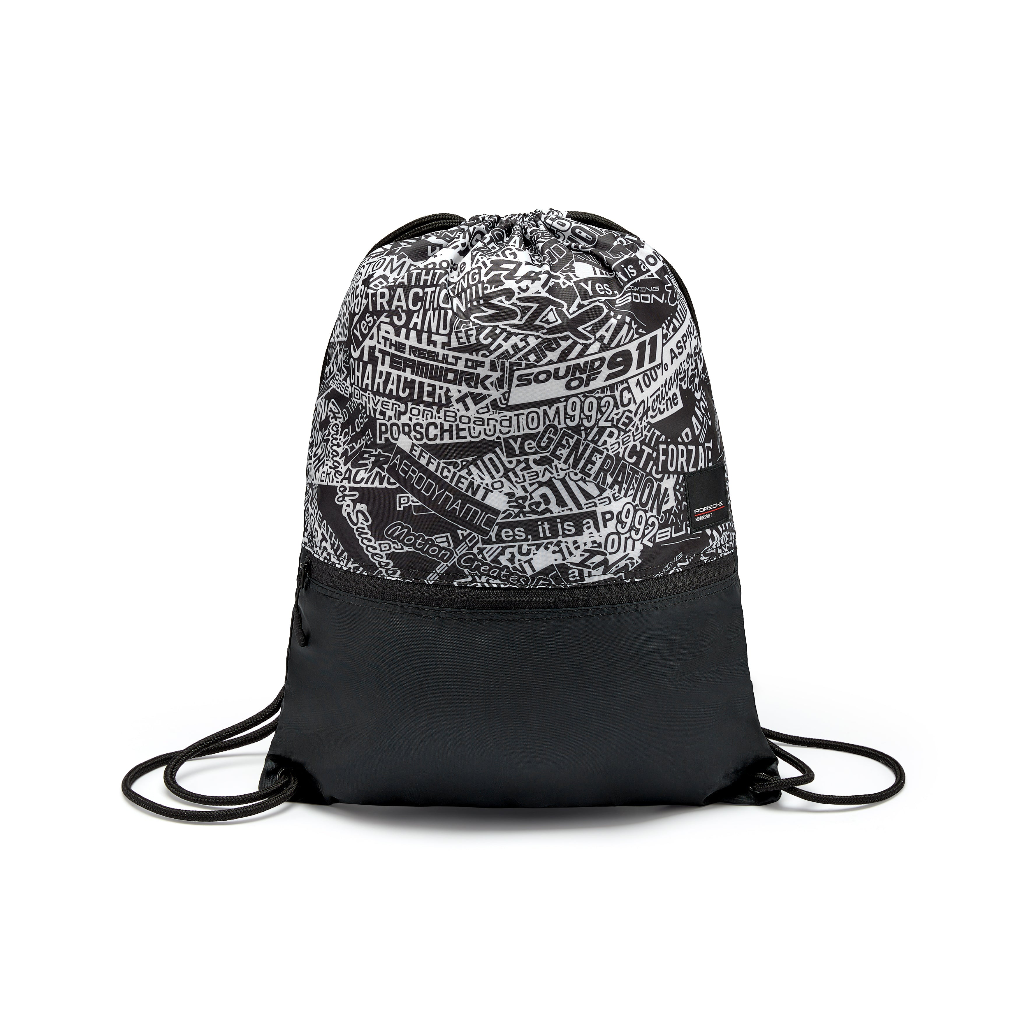 Porsche Motorsport AOP Statement Pull Bag Black - Walmart.com
