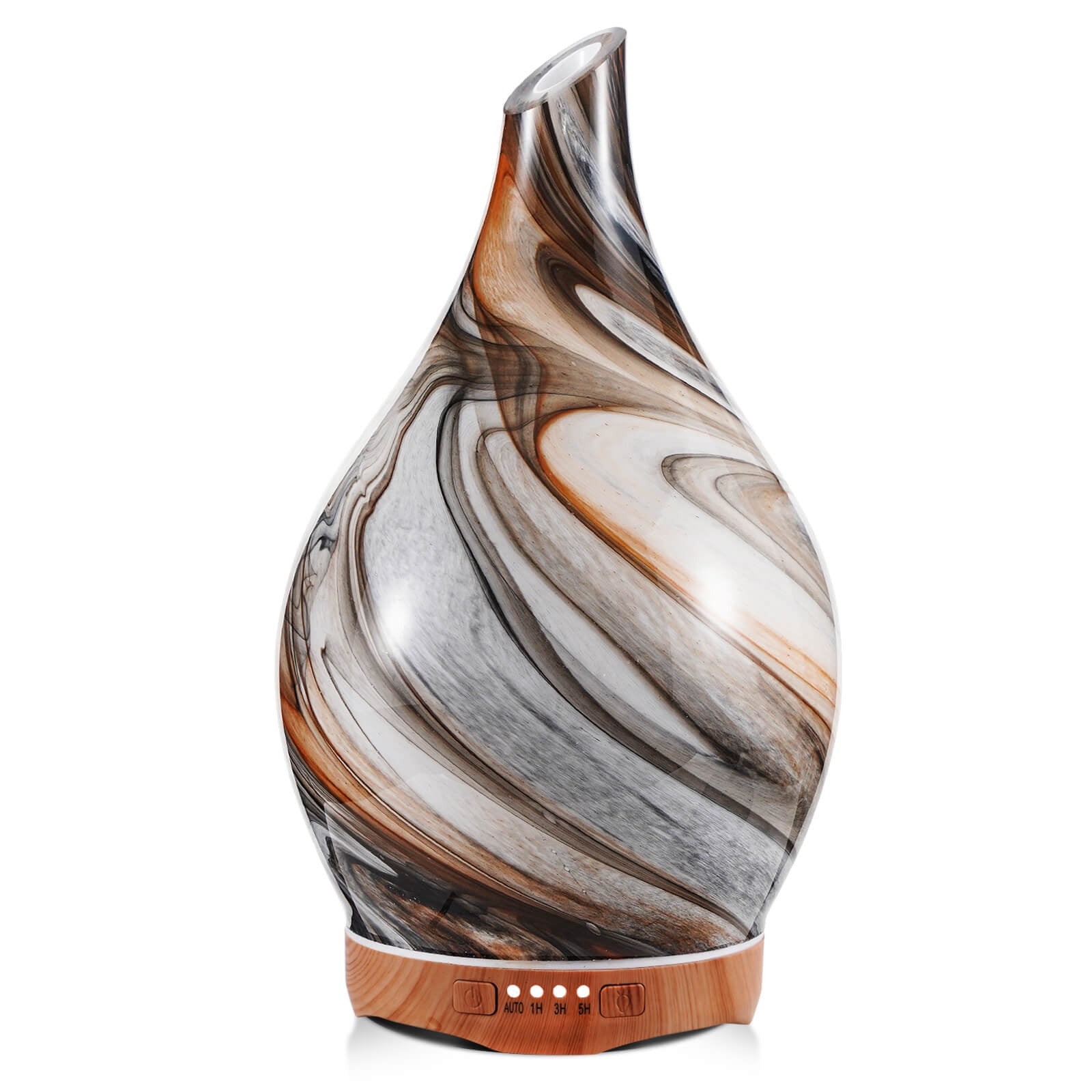 Porseme 280ml Deep Desert Glass Essential Oil Diffuser,7 Running Hours ...