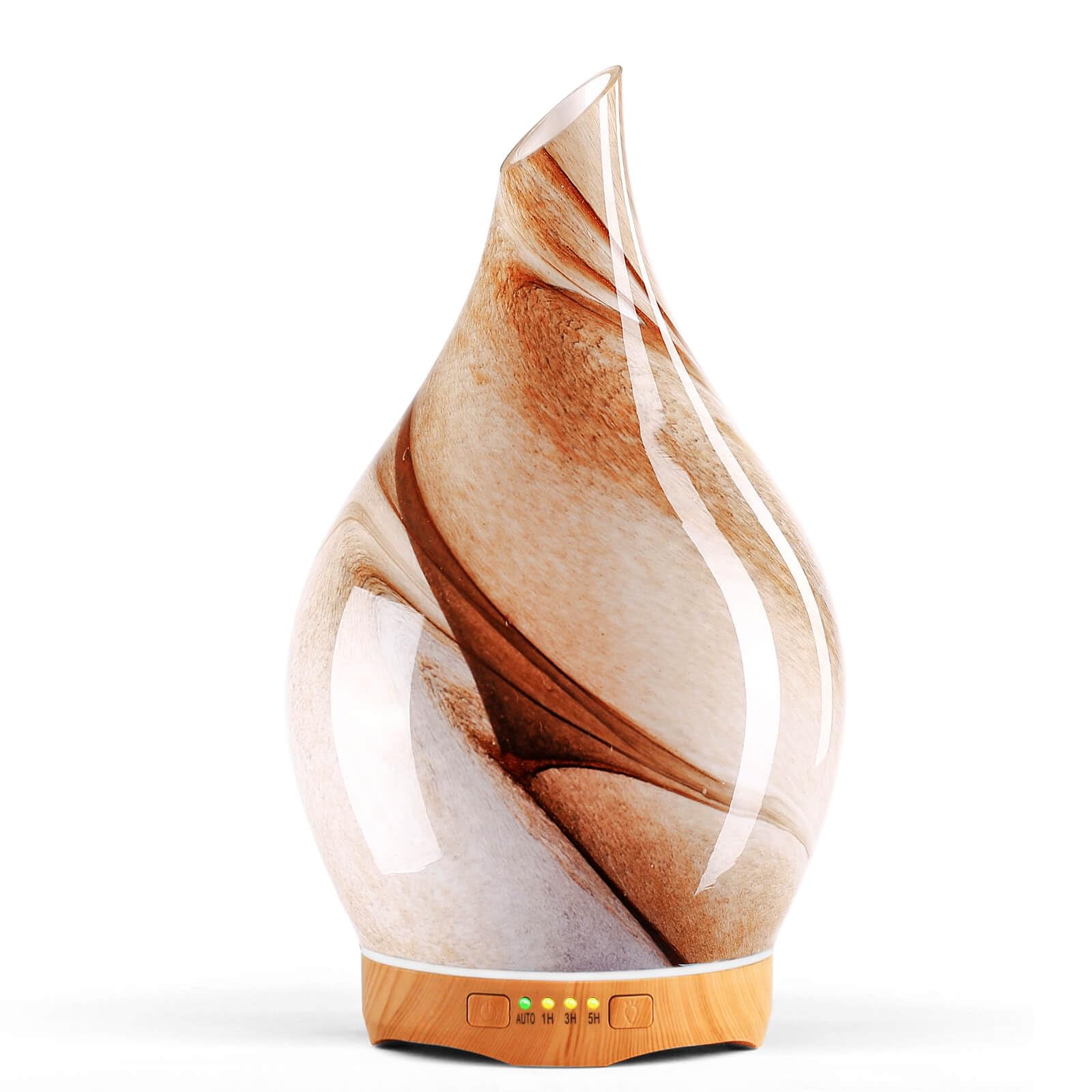 Porseme 280ml Essential Oil Diffuser Glass Color Changing Aroma Air ...