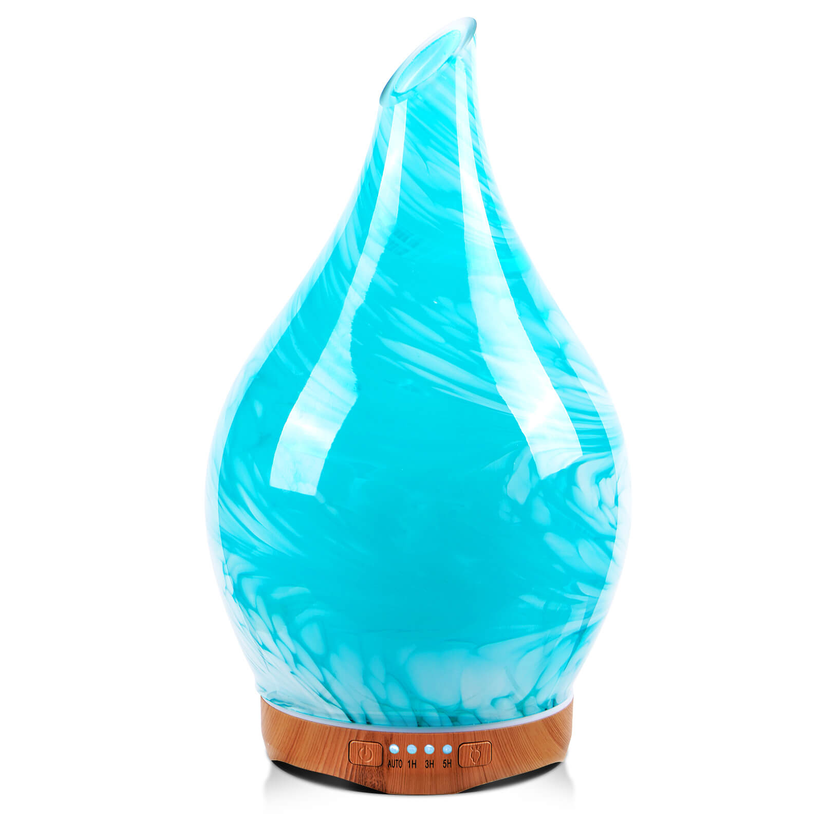 Porseme 280ml Essential Oil Diffuser Glass, Color Changing Aroma Air ...