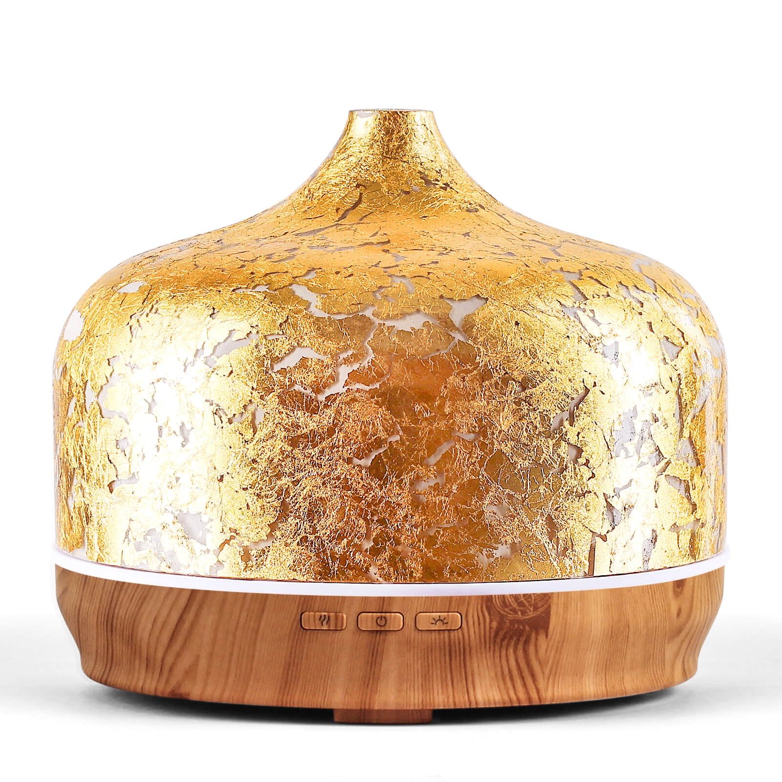 Porseme Essential Oil Diffuser, 500ml, Gold Plated Glass, Ultrasonic ...