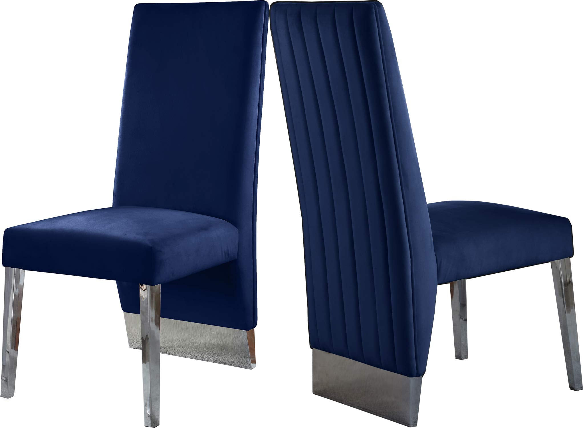 Porsha Collection Modern | Contemporary Dining Chair with Deep Channel ...