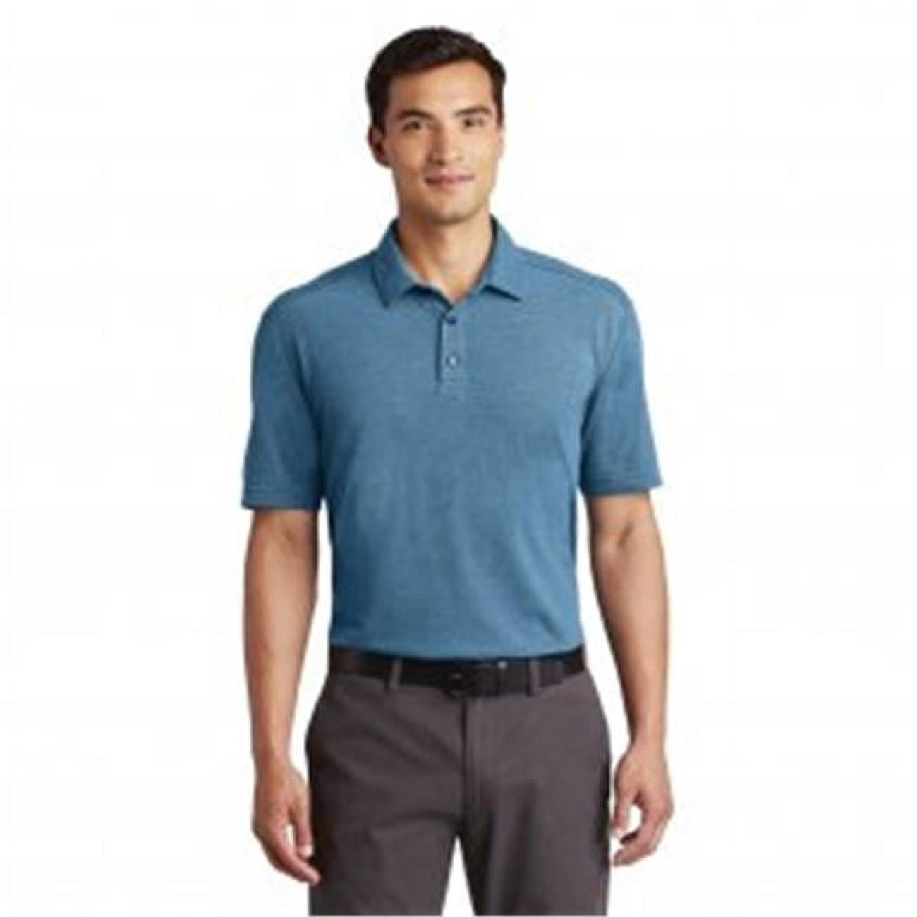Port Authority 1235614 Men Coastal Cotton Blend Polo Shirt, River Blue ...