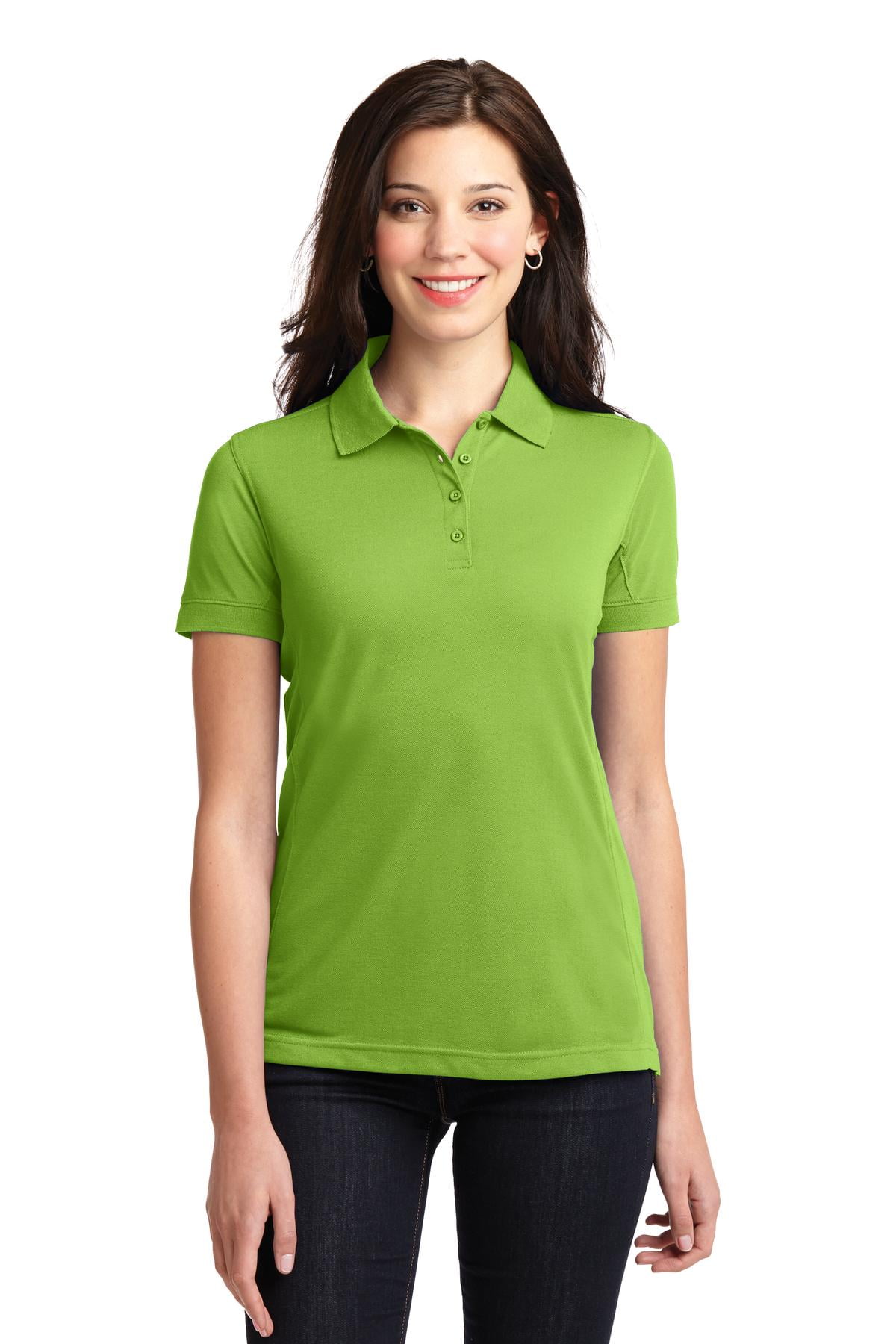 Port Authority 5 in 1 Performance Pique Polo (L567) Green Oasis, XS ...