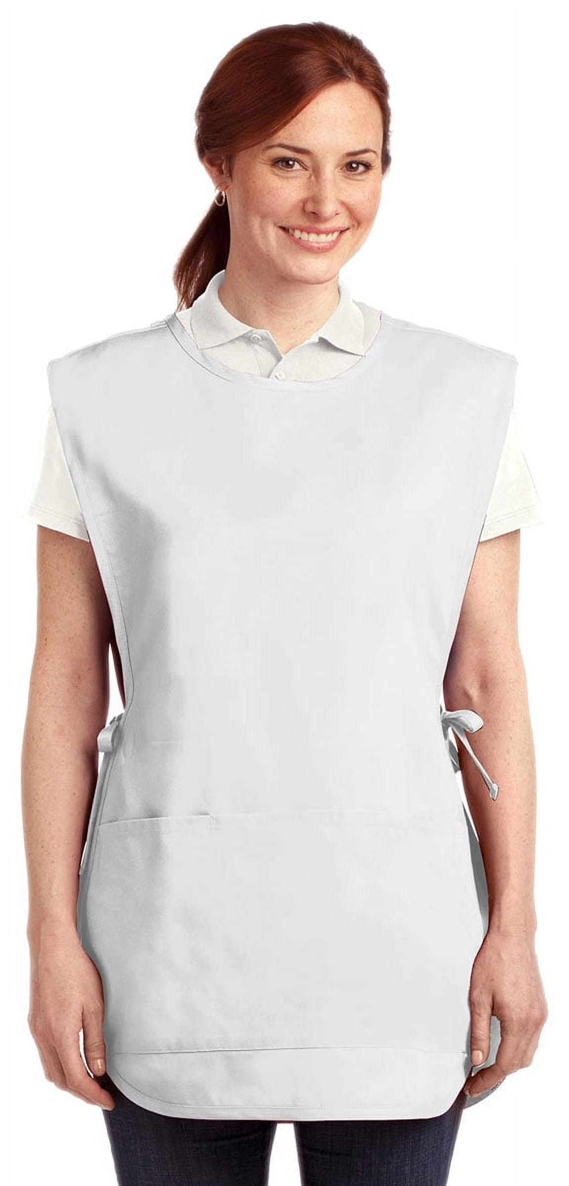 Port Authority A705 Easy Care Cobbler Apron with Stain Release, White ...