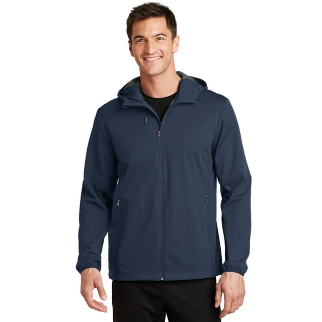 Port Authority Active Hooded Soft Shell Jacket. J719 - Walmart Business ...