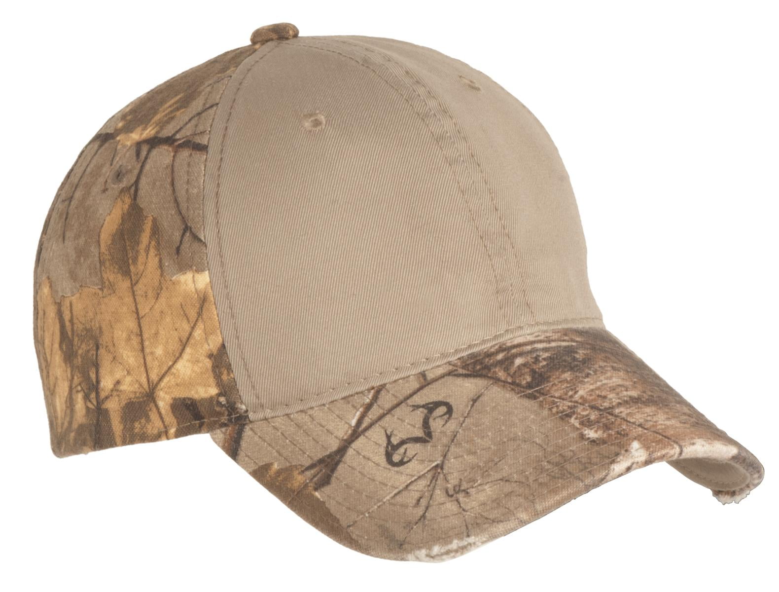 Port Authority Adult Unisex Plain and Camouflage Cap RT Extra/Khaki One ...