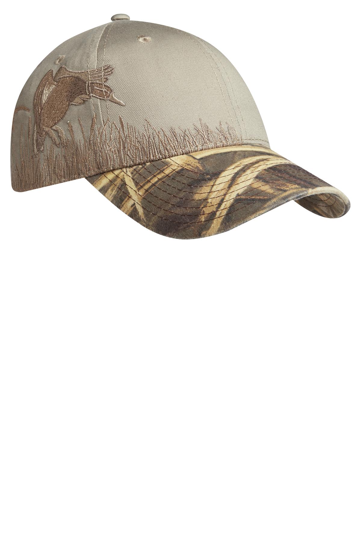 Port Authority Embroidered Camouflage Cap-One Size (Realtree MAX-5 ...