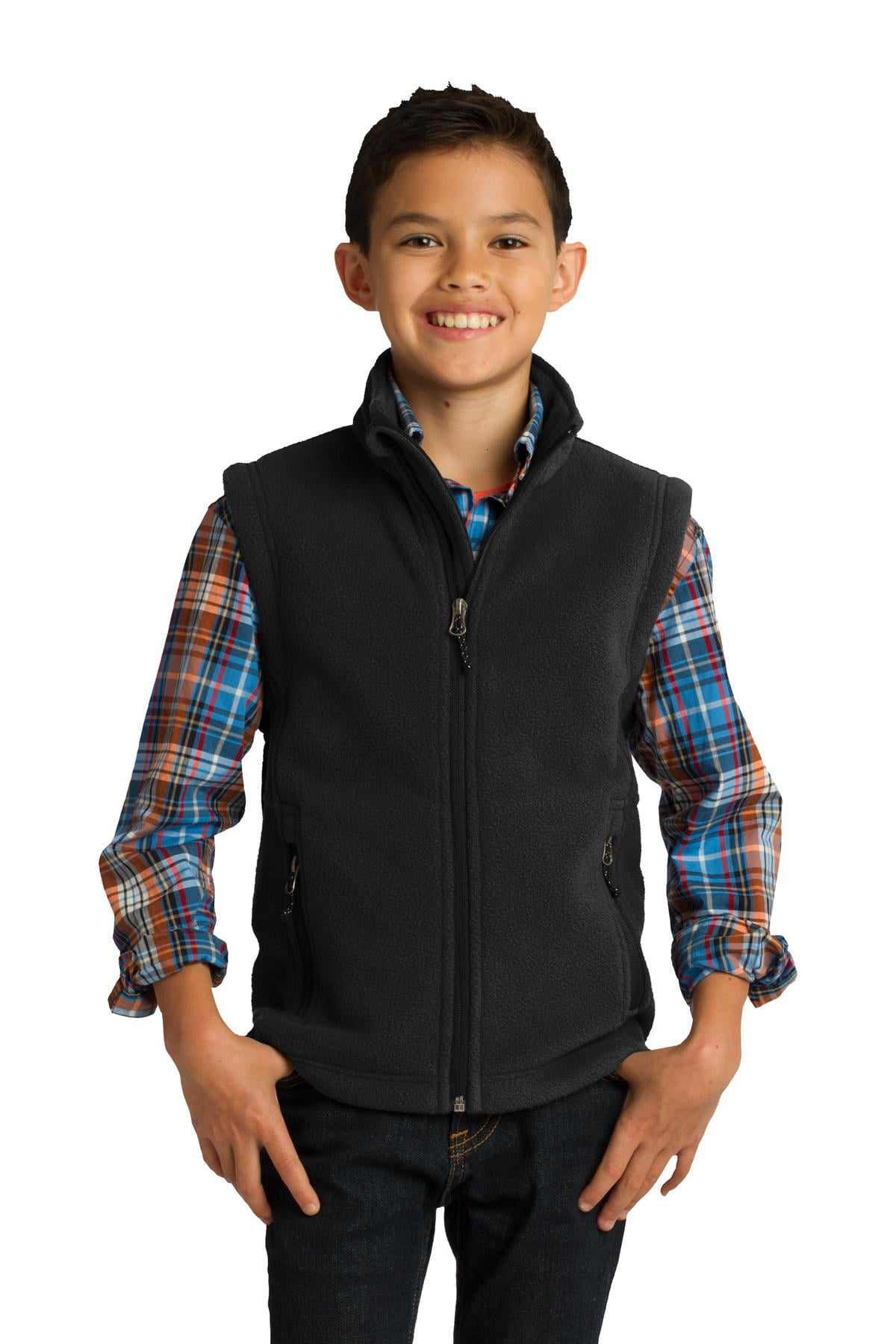 Port Authority Boys' Value Fleece Vest - Walmart.com