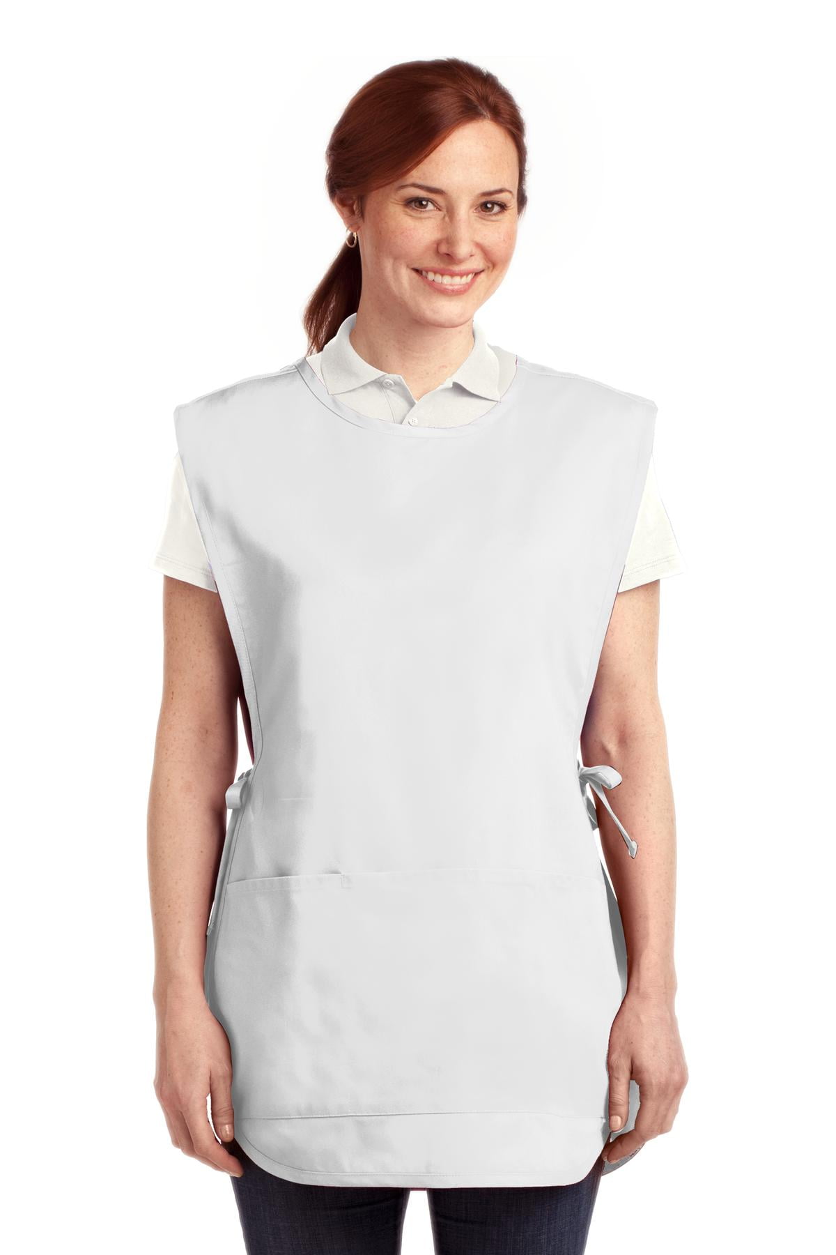 Port Authority Easy Care Cobbler Apron with Stain Release-L/XL (White ...