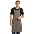 Port Authority Easy Care Extra Long Bib Apron with Stain Release-One ...