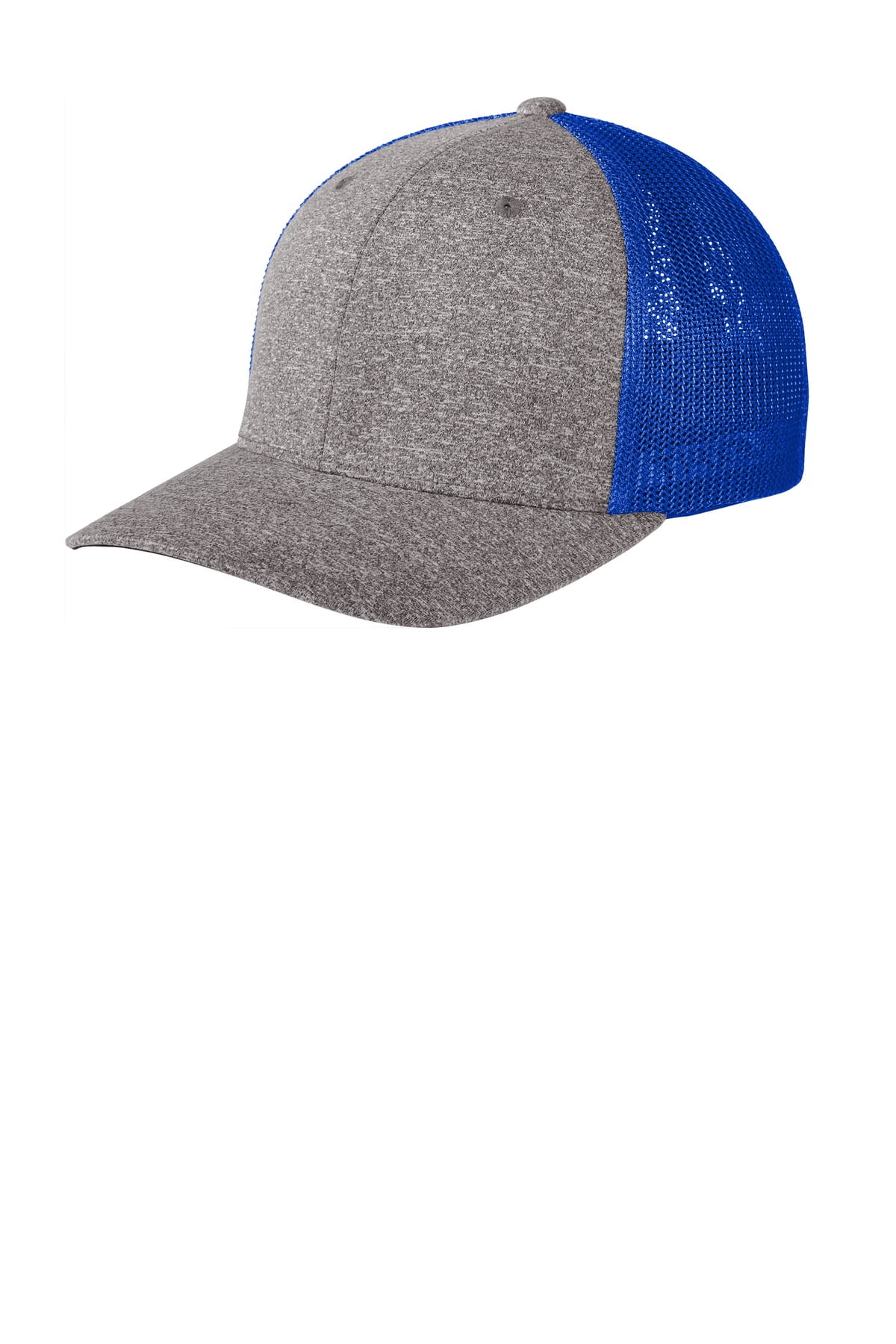Port Authority Flexfit Melange Mesh Back Trucker Cap C302 - Walmart.com
