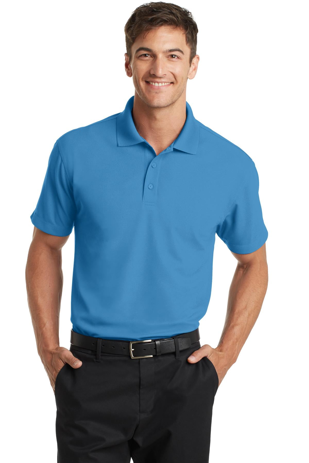 Port Authority Grid Polo (K572) Celadon Blue, 3XL - Walmart.com