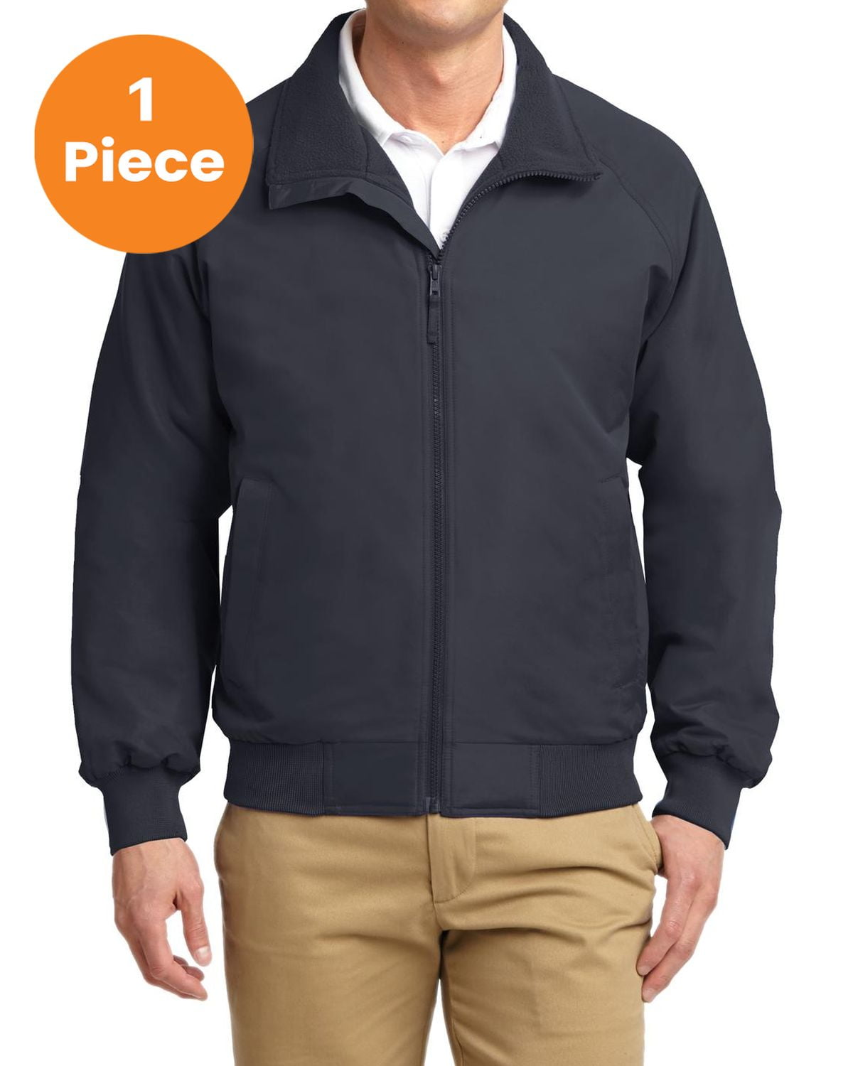 Port Authority J328 Charger Jacket , Battleship Grey, XL, Mens Fleece ...