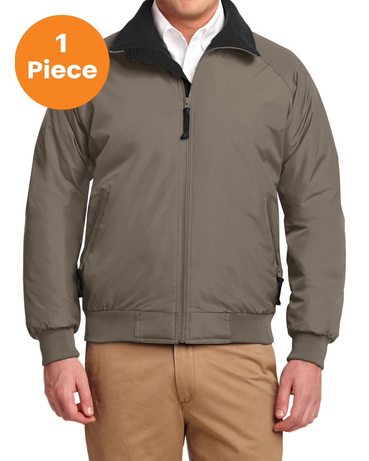 Port Authority J754 Men’s Nylon Polyester Challenger Jacket, Khaki/True ...