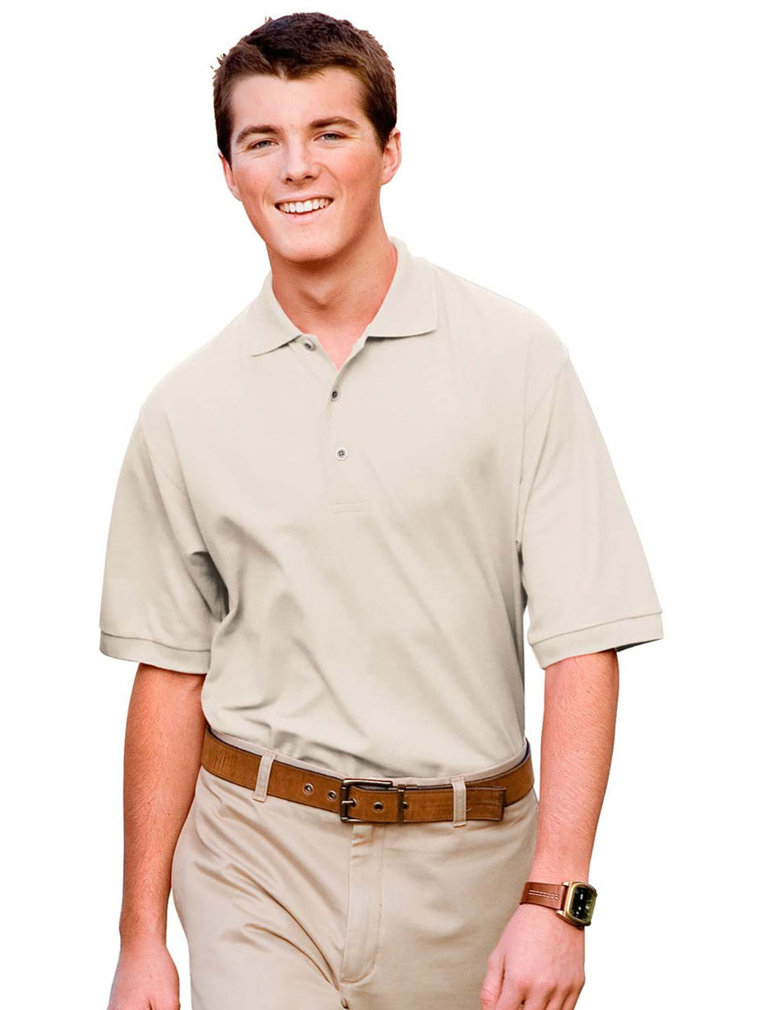 Port Authority K500ES Mens Extended Size Silk Touch Polo T-Shirt, Light ...