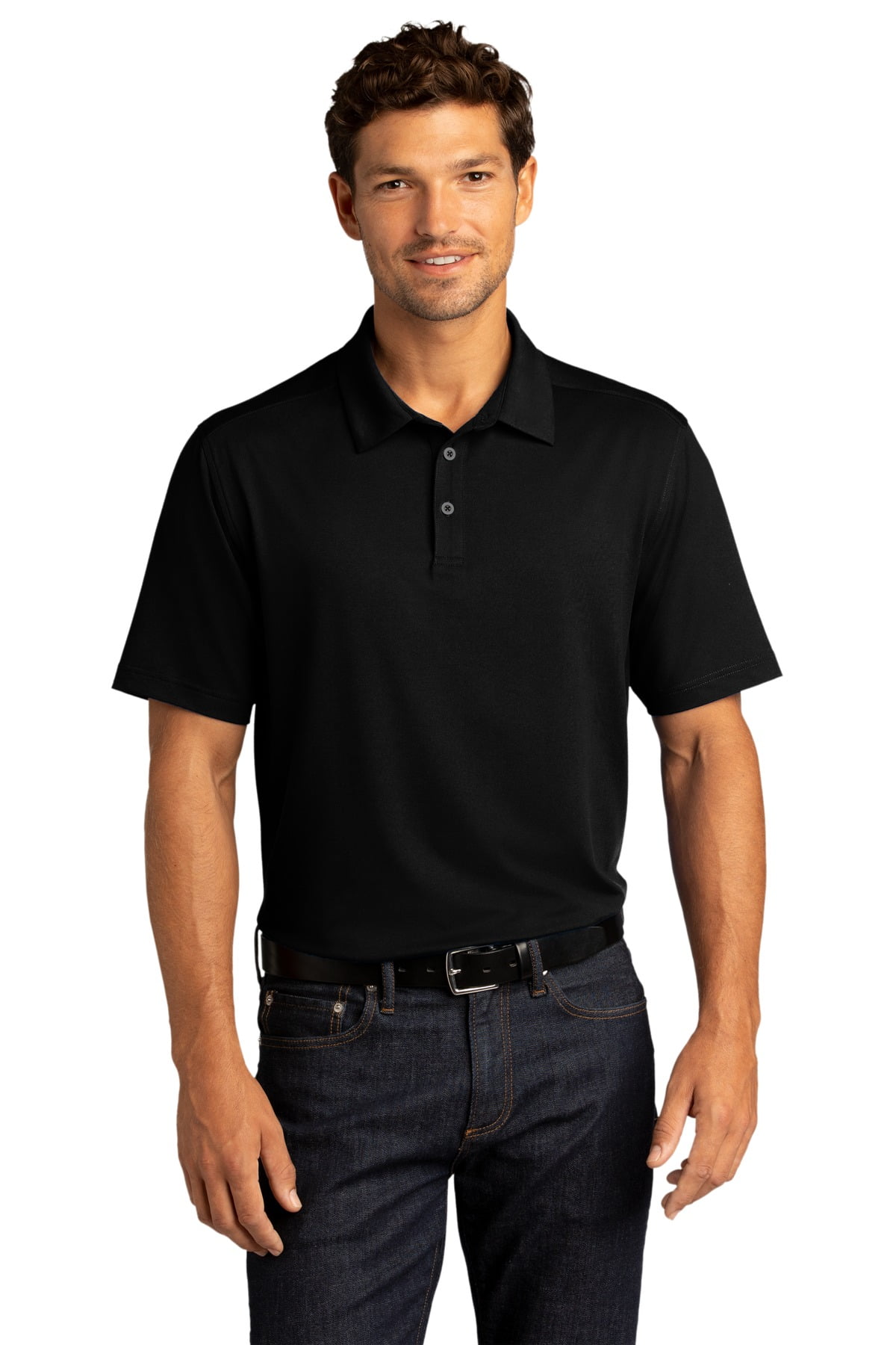 Port Authority K682 City Stretch Polo, Black, XXL - Walmart.com