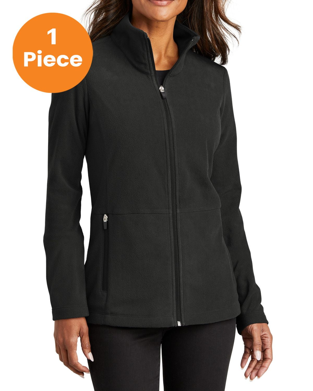 Port Authority L151 Ladies Accord Microfleece Jacket, Black, XXL ...