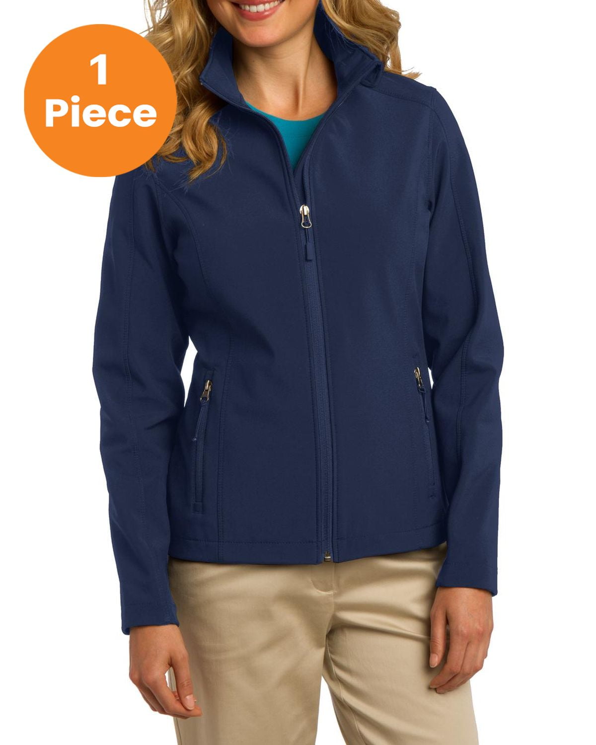 Port Authority L317 Ladies Core Soft Shell Jacket, Dress Blue Navy, XL ...