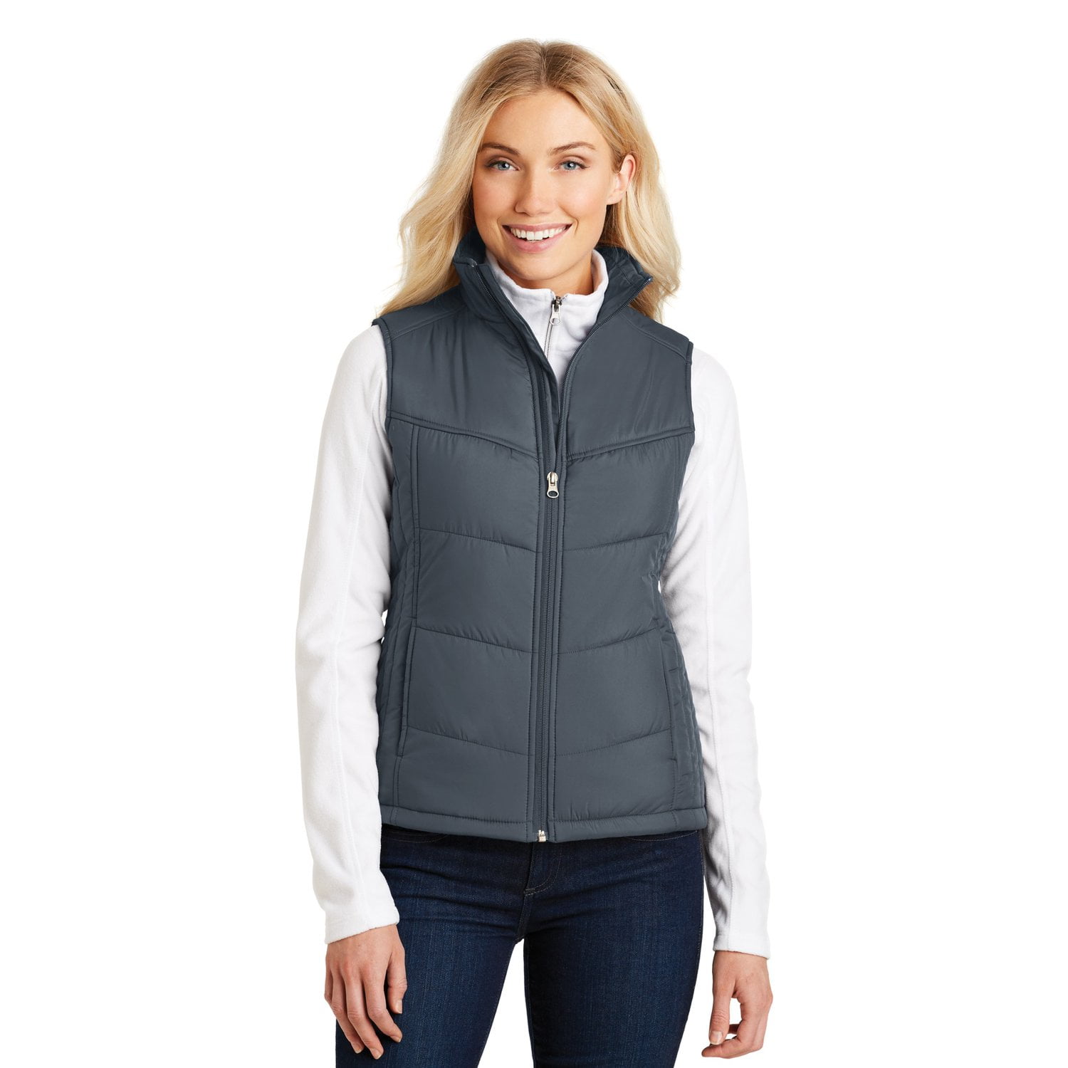 Port Authority L709 Ladies Puffy Vest - Walmart.com