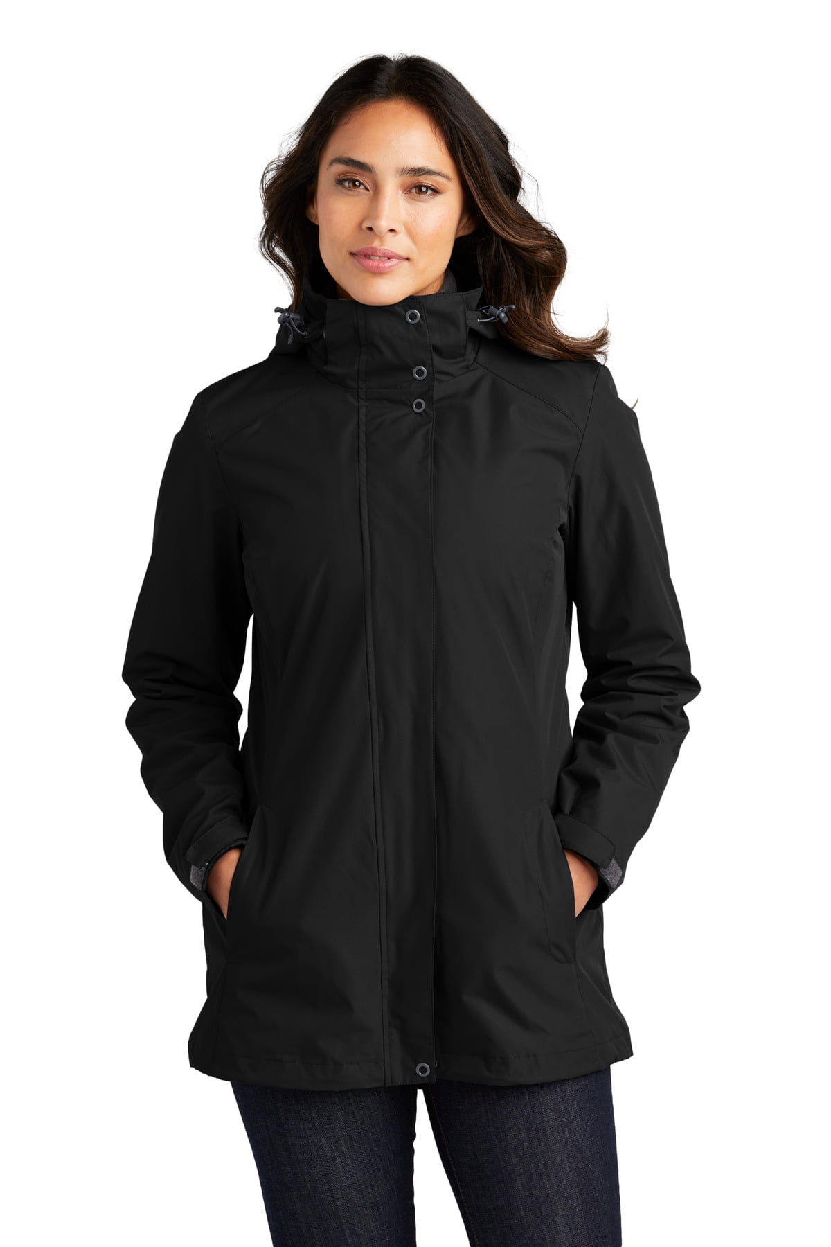 Port Authority Ladies All-Weather 3-in-1 Jacket L123 - Walmart.com