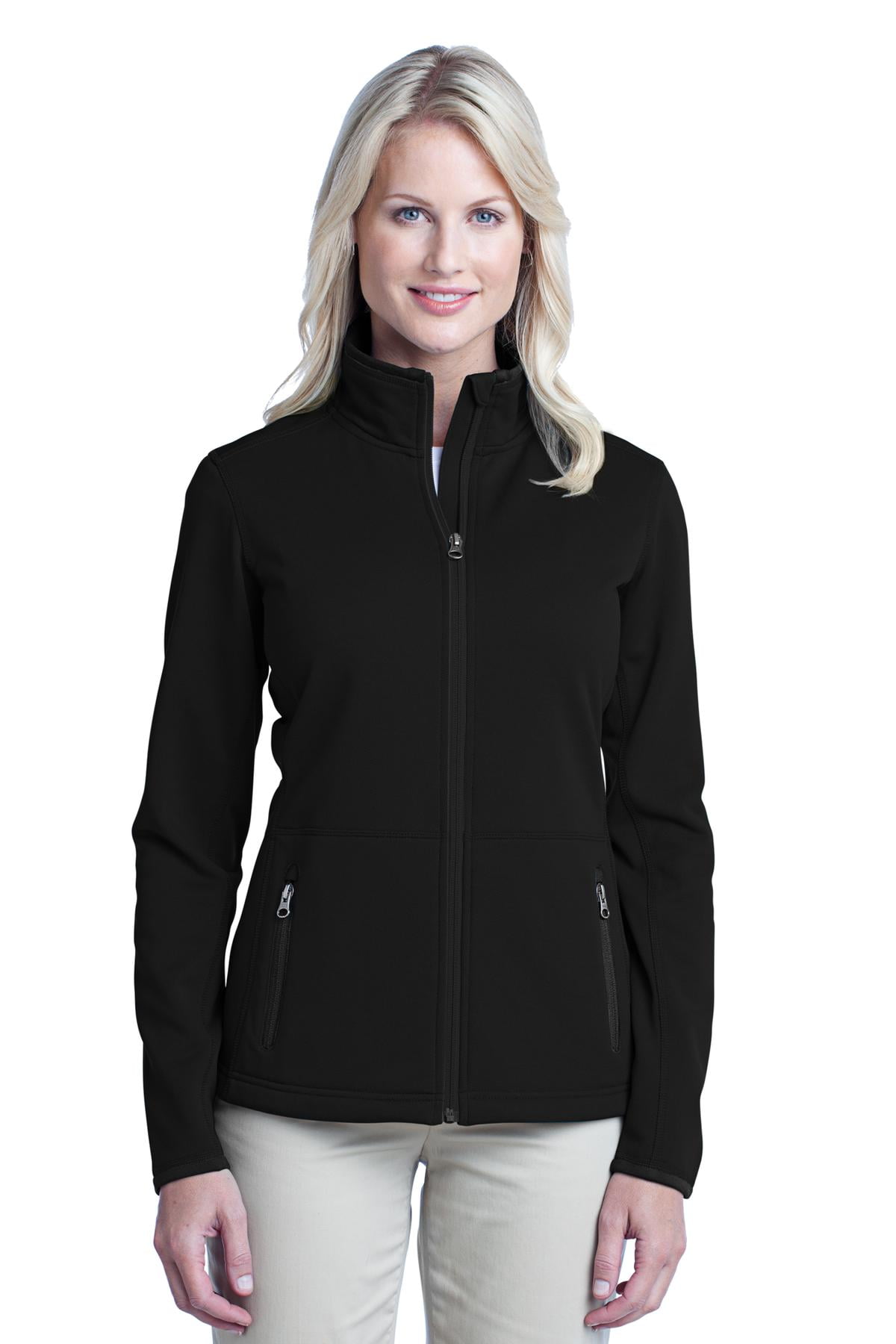 Port Authority Ladies Pique Fleece Jacket - Walmart.com