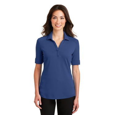 Port Authority Women's Silk Touch Performance Polo Shirt - L540 ...