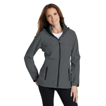 Textured Hooded Soft Shell Jacket - Walmart.com
